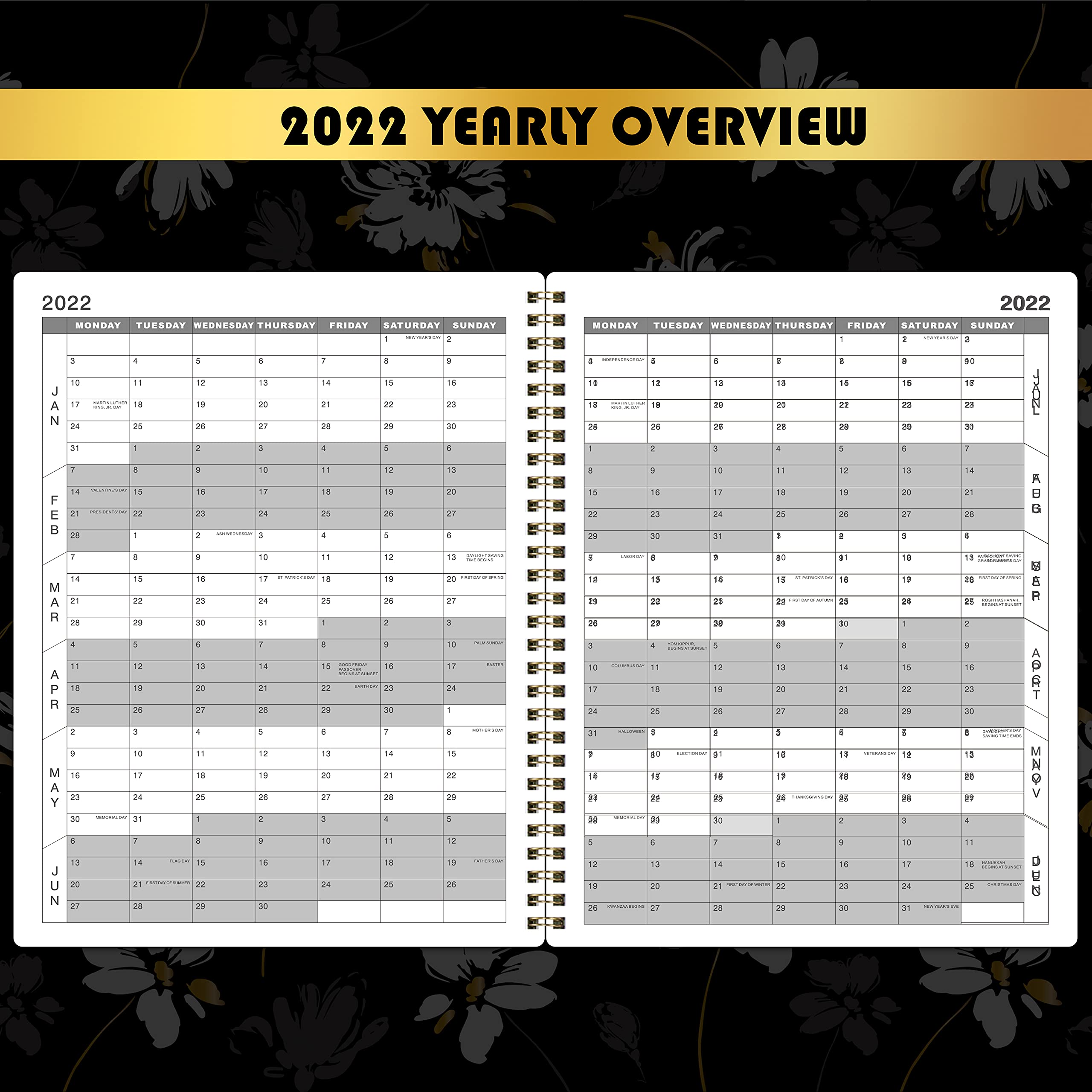 2022 Weekly Monthly Appointment Book - 2022 Appointment Book, Daily ...