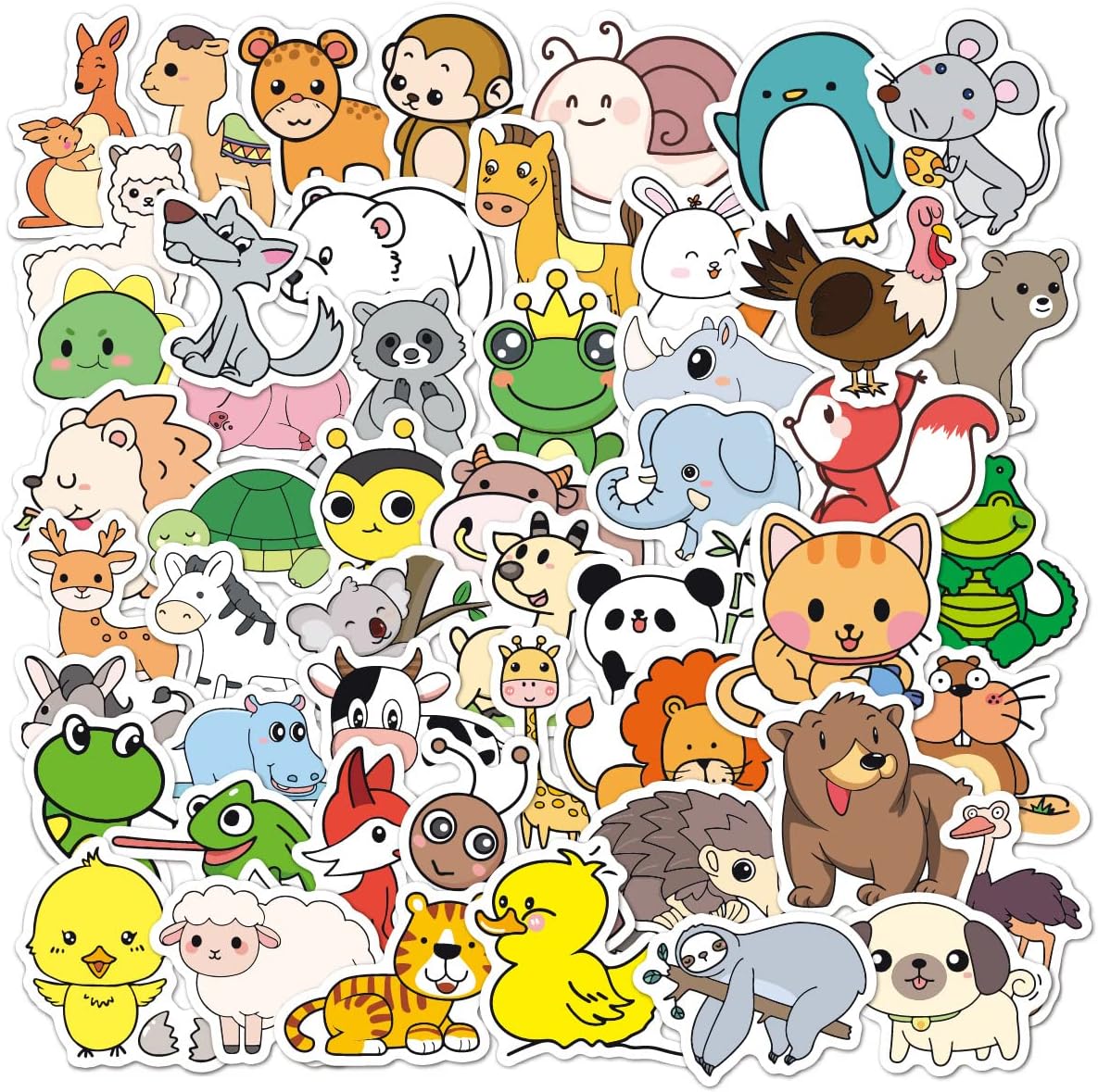 Amazon.com: Taeekiy 100 Pcs Aesthetic Kawaii Stickers,Cute Stickers for ...