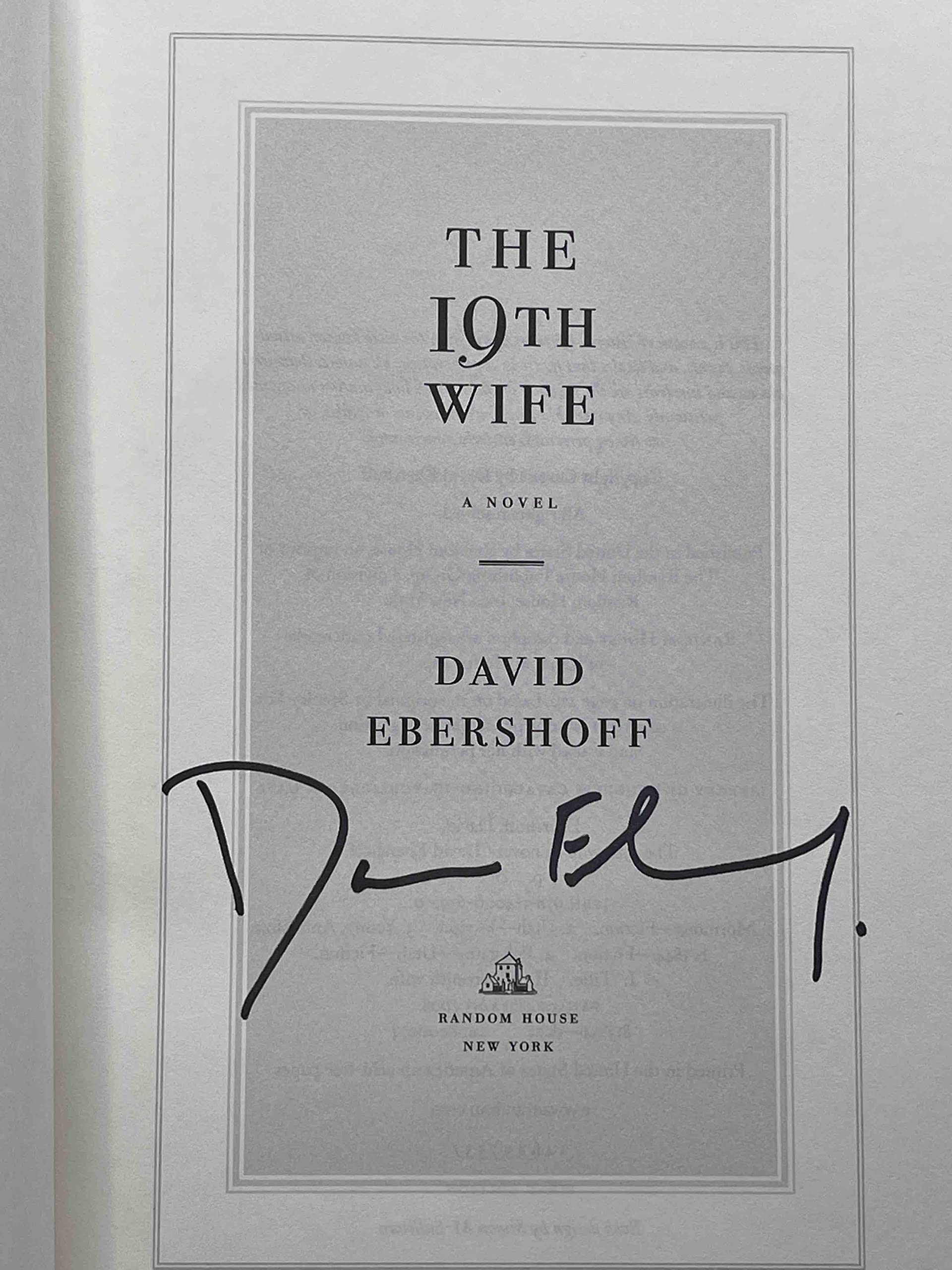 The 19th Wife: A Novel: Ebershoff, David: 9781400063970: Amazon.com: Books