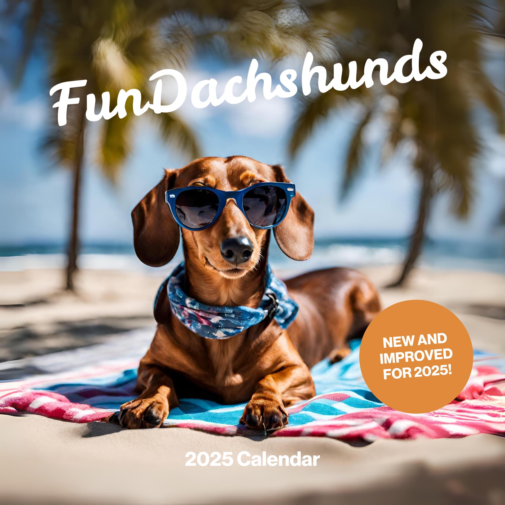 Fun Dacshunds 2025 Dachshund Calendar 2025 – Large 12 Month 2025 ...