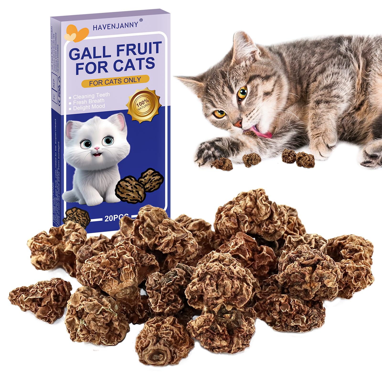 Amazon.com : HavenJanny 20pcs Dried Silvervine Gall Fruit, Natural ...