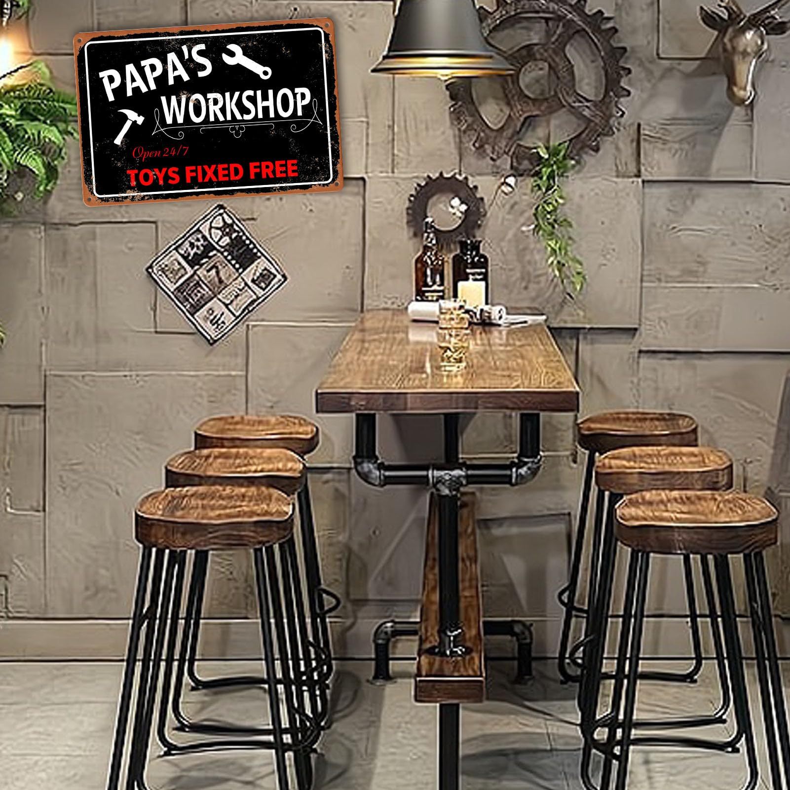 Snapklik.com : Metal Tin Sign Vintage Halloween Decor Funny Christmas ...