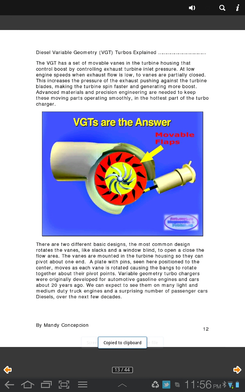 Diesel VGT Turbos Explained - App on Amazon Appstore