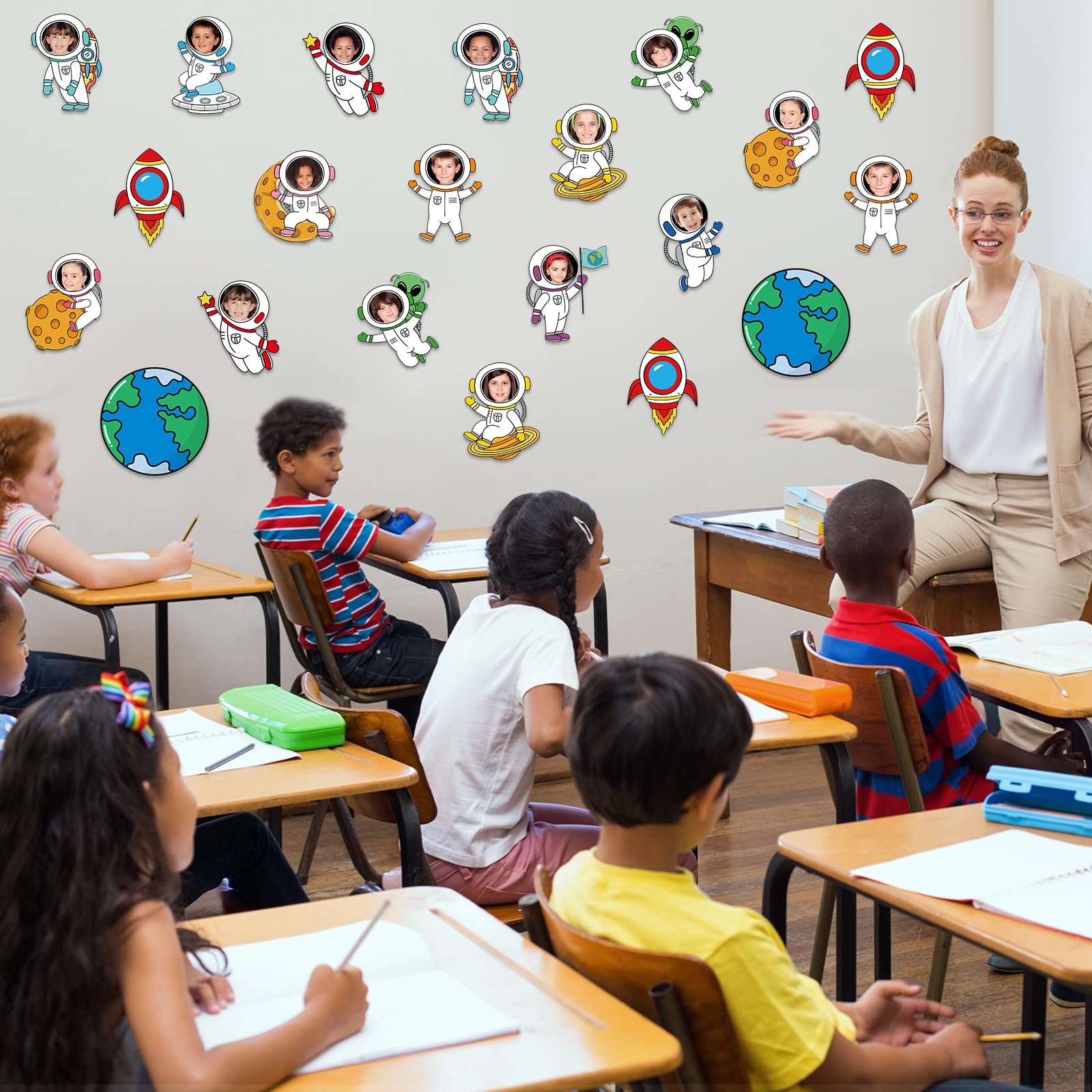 Snapklik.com : Kosiz 60 Pcs Outer Space Decorations For Classroom Back ...