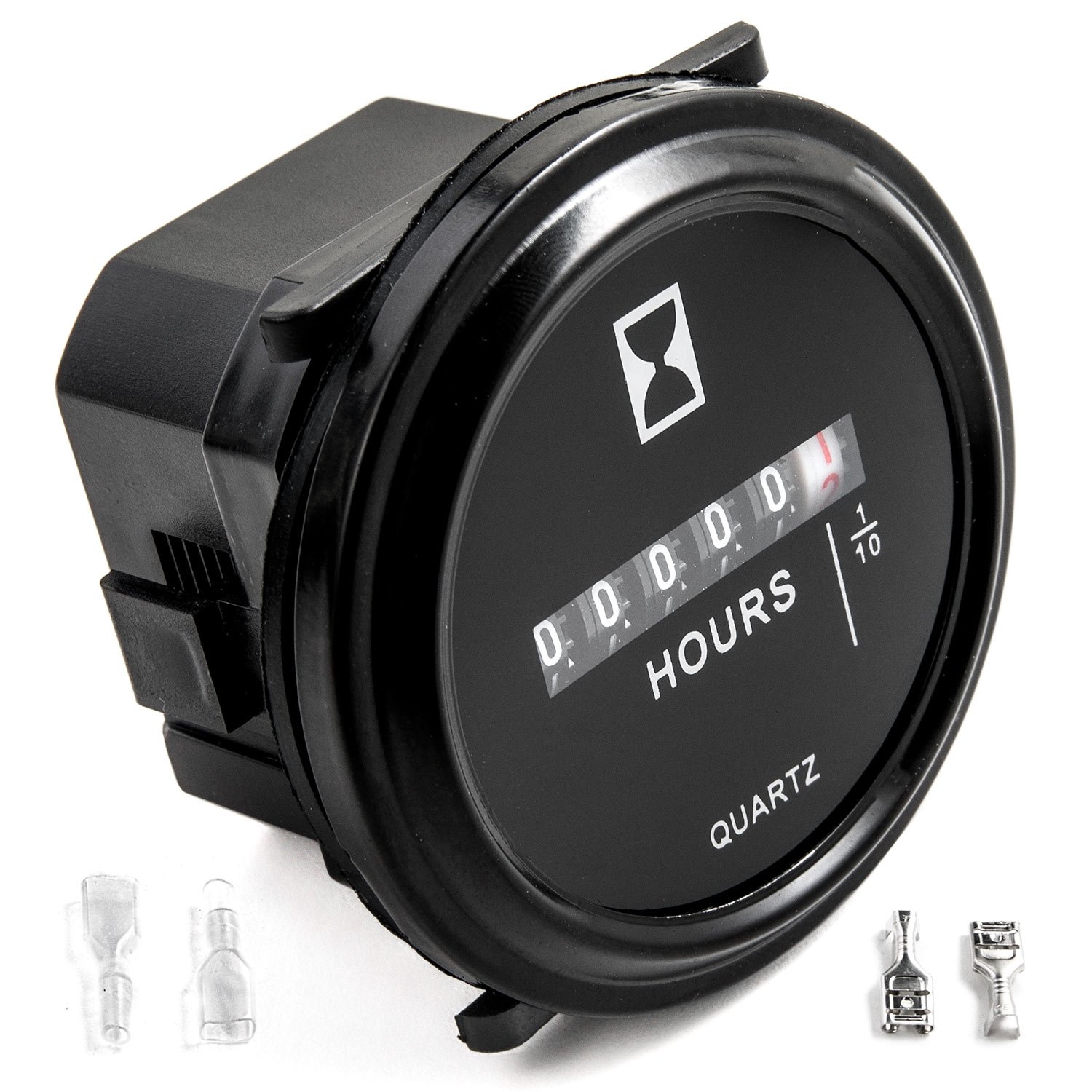 Amazon.com: Biltek NPTC-SH01-3O Meter Gauge (2" Round Hour For Marine ...