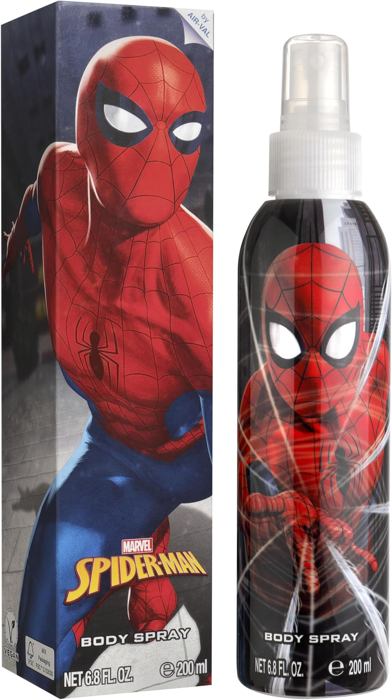 Amazon.com : Marvel Spider-Man, Cool Cologne For Kids, Red/White/Blue ...