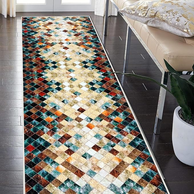 Amazon.com: Weidear Modern Area Rug Carpet Runner,Soft Hallway Runner ...