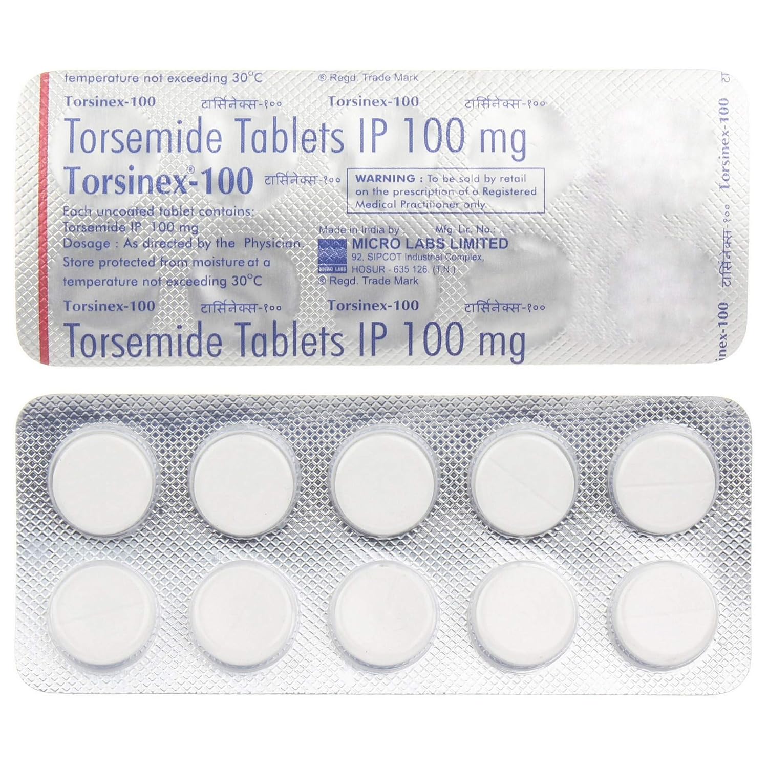 Torsinex-100 - Strip of 10 Tablets : Amazon.in: Health & Personal Care
