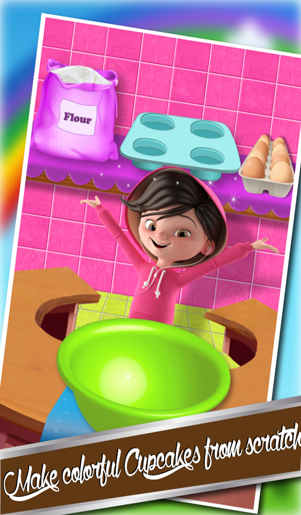 DIY Rainbow Cupcakes Maker - App on Amazon Appstore