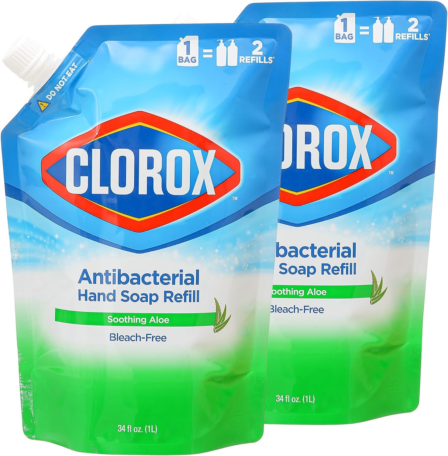 Amazon.com: CLOROX Antibacterial Liquid Hand Soap Refill, Soothing Aloe ...