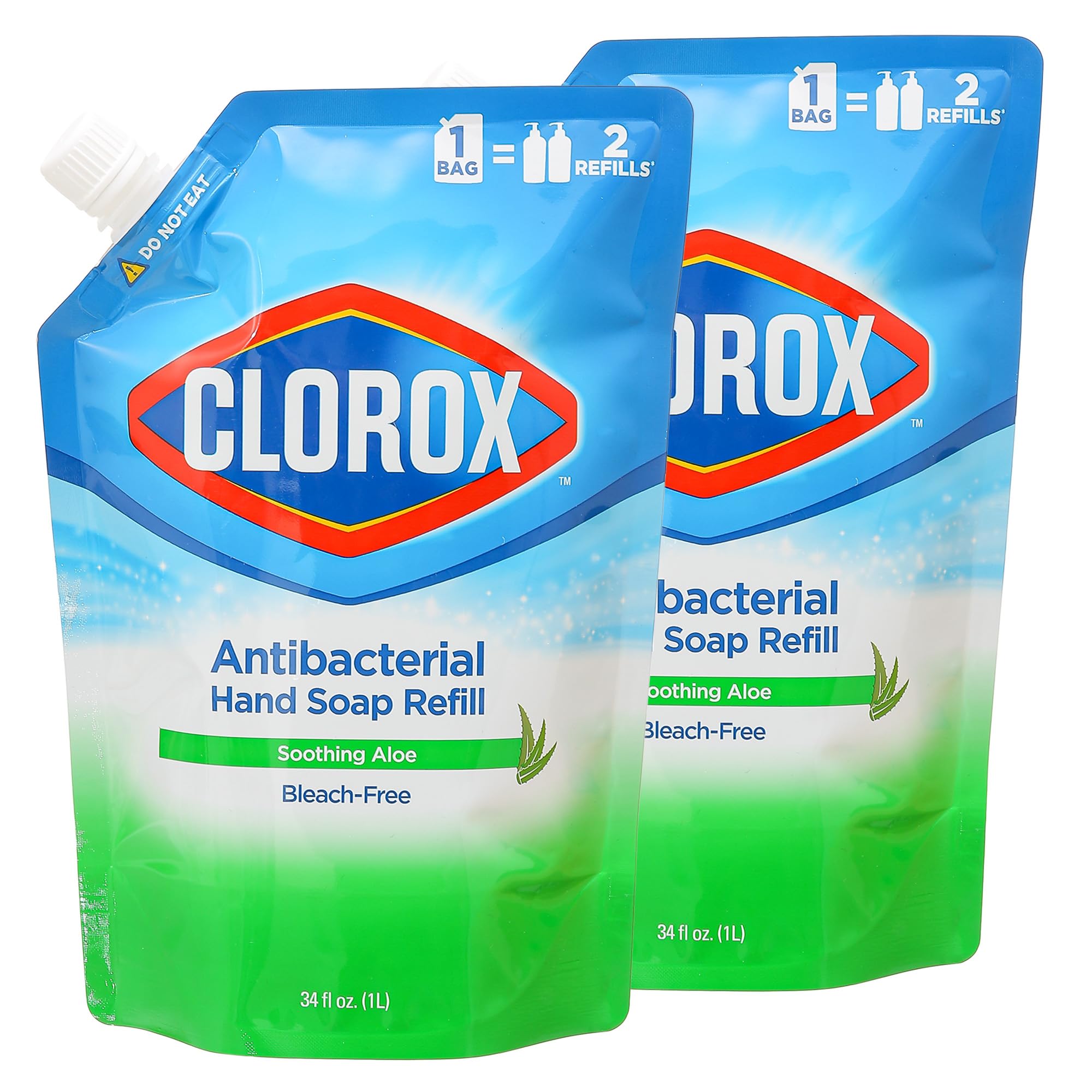 Amazon.com: Clorox Antibacterial Liquid Hand Soap Refill, Soothing Aloe ...