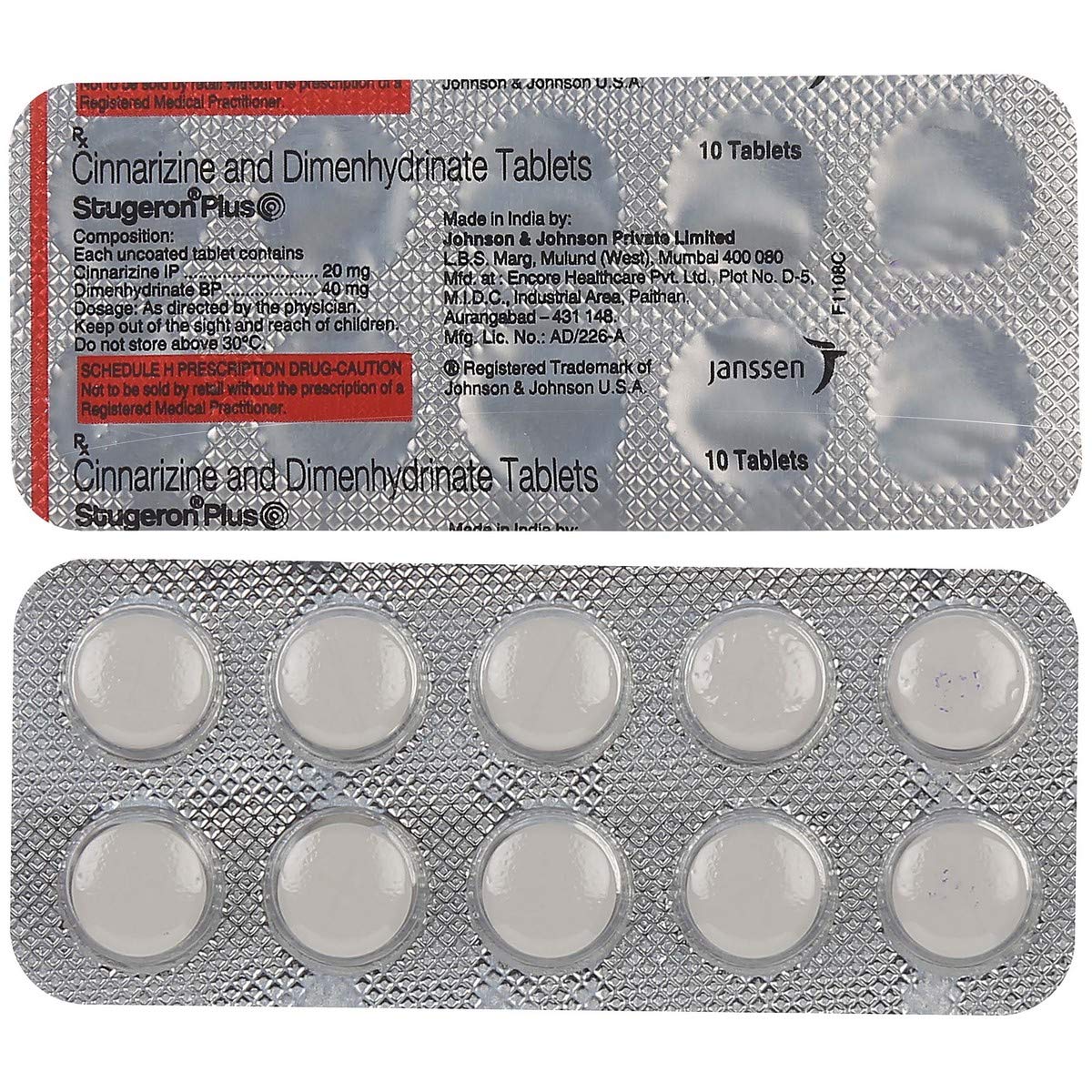 Stugeron Plus - Strip of 10 Tablets : Amazon.in: Health & Personal Care