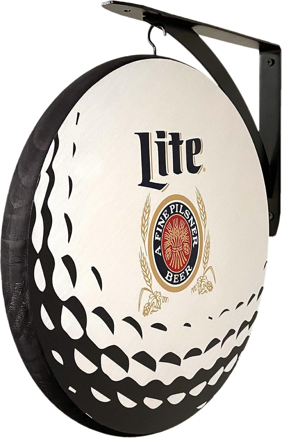 Amazon.com: Golf Ball Double Sided Pub Sign - Miller Light : Home & Kitchen