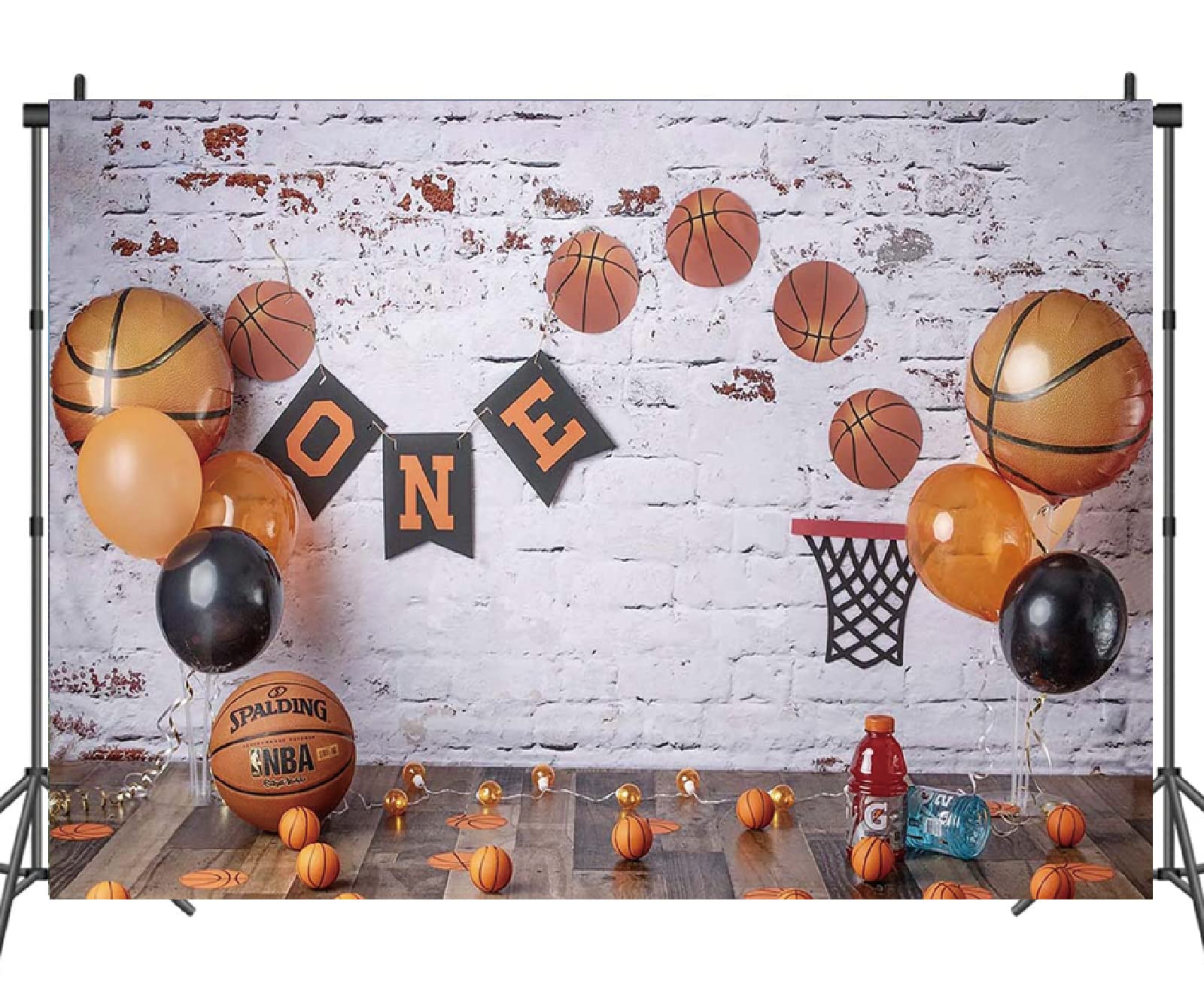 Basketball Theme Decorations 8x6ft Basketball Birthday Backdrop ...