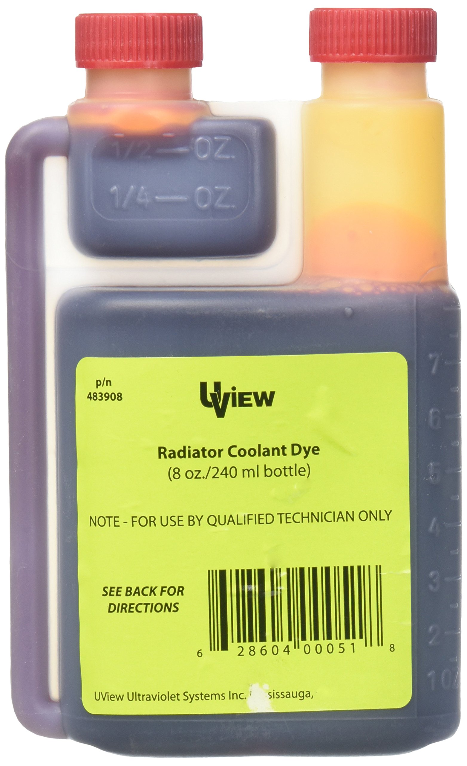Amazon.com: UView UVU483908 Radiator Coolant Dye (8 oz. Bottle) : Tools ...