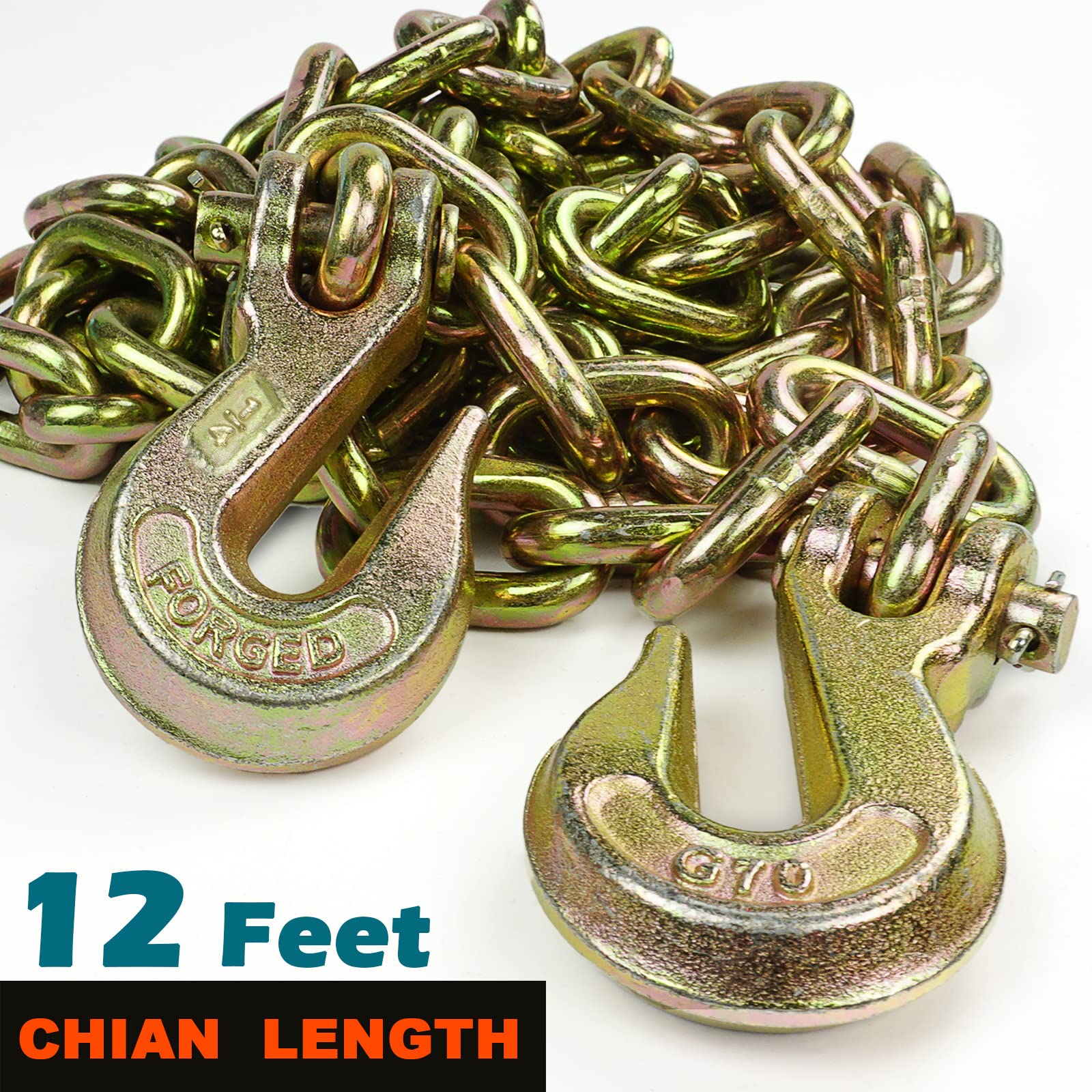 Snapklik.com : Towmavin G70 Transport Binder Chain 1/4 X 16 Foot
