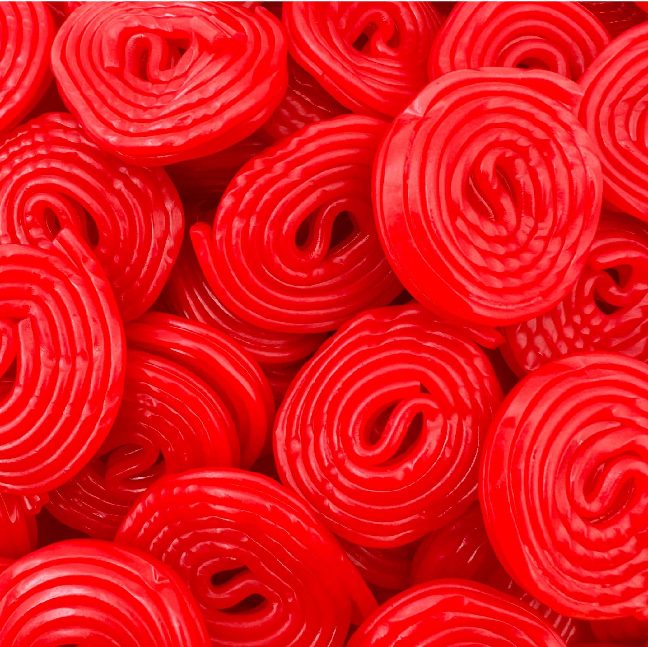 Amazon.com : Broadway Strawberry Wheels Red Licorice Candy, 2-Pound Bag ...