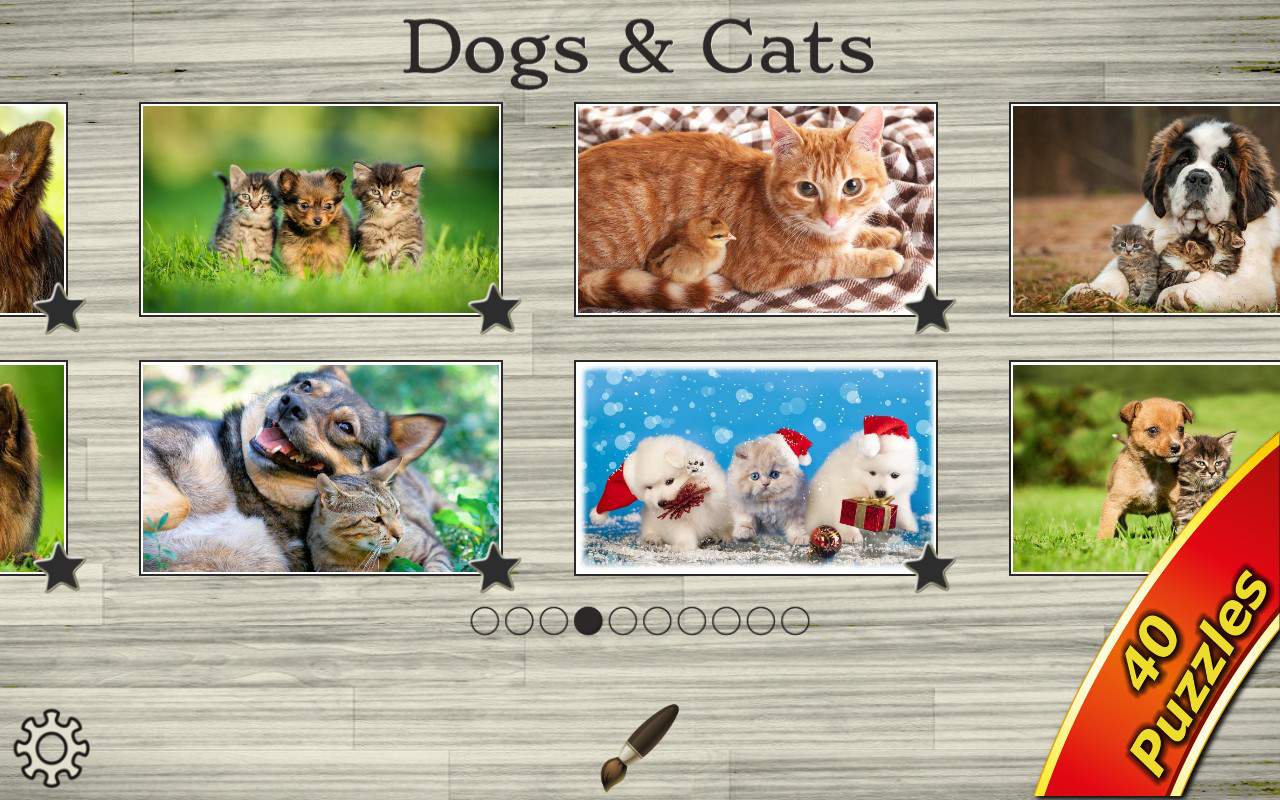 Aplicación Cute Pets - Real Dogs and Cats Picture Puzzle Games for kids ...