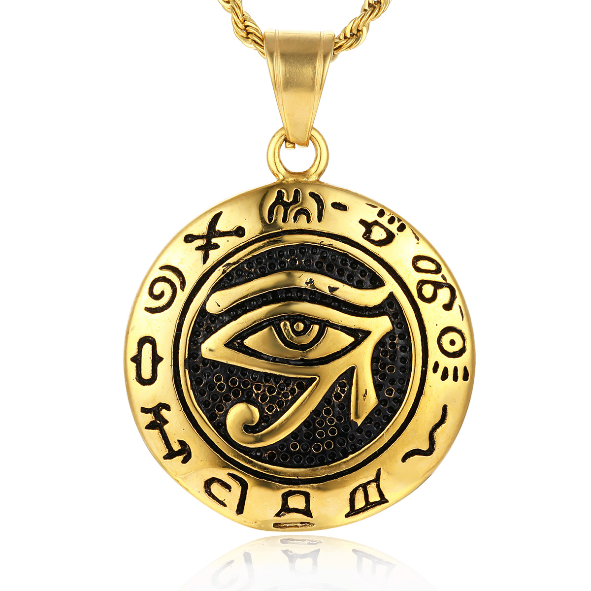 Watch Ancient Egyptian Eye of Horus Evil Eye Symbol Pendant on Amazon Live