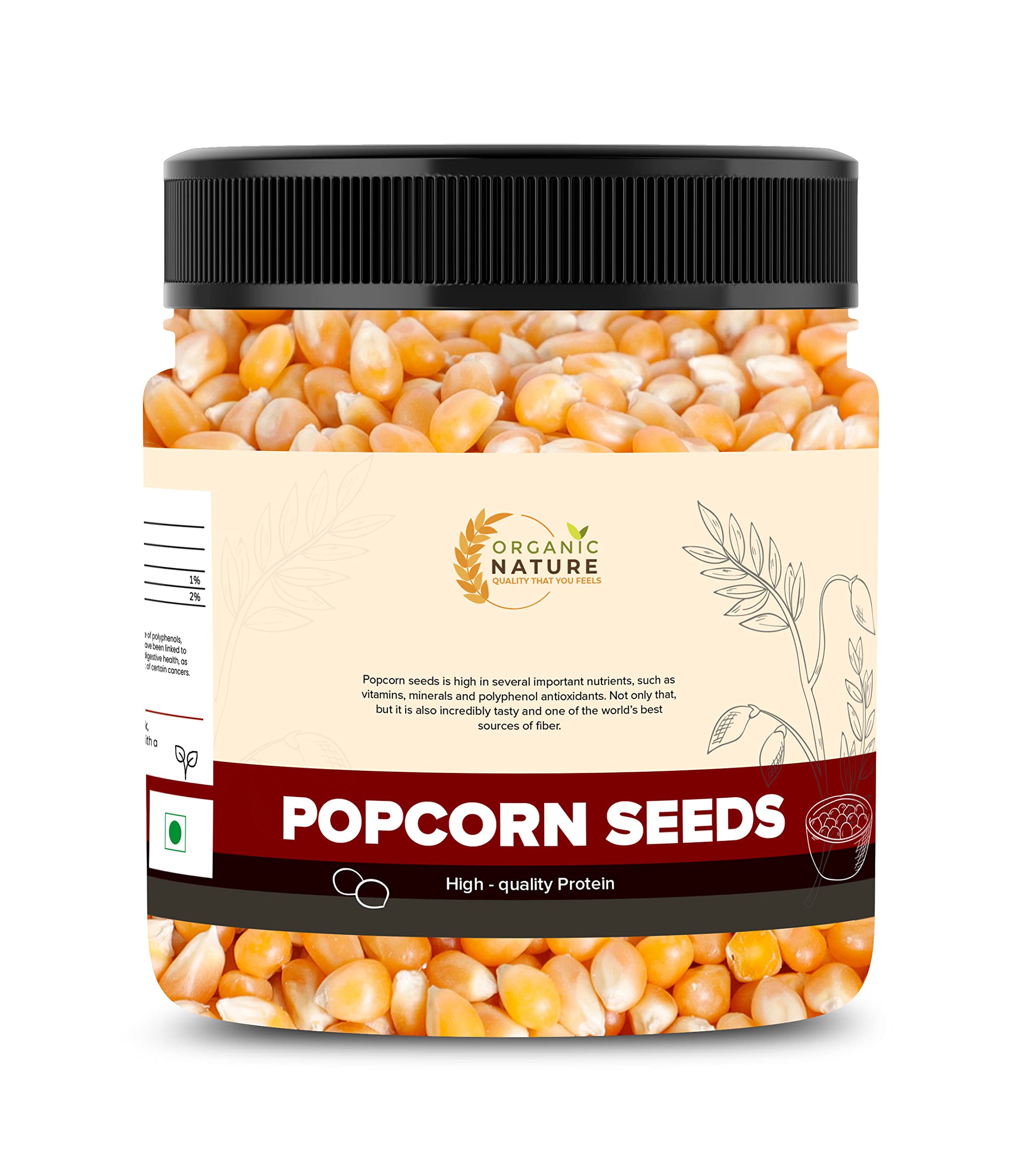 Buy Nature Popcorn Kernels 400 gms |Popping Kernels & Company Movie ...