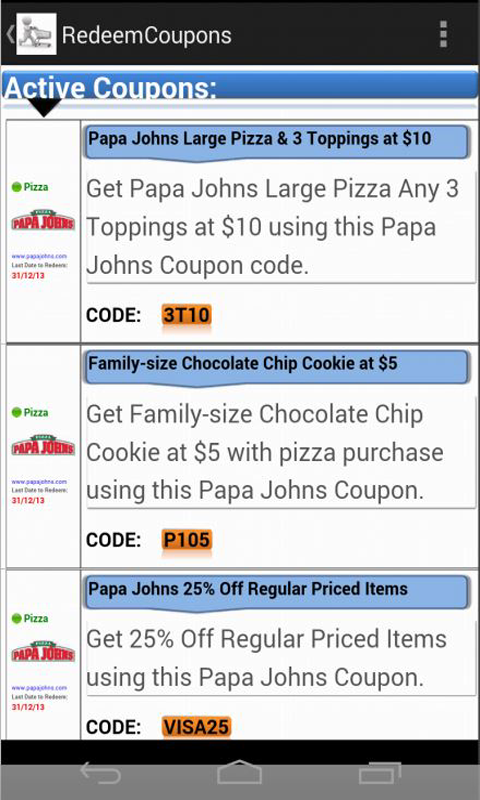 Redeem Coupons App - App on Amazon Appstore