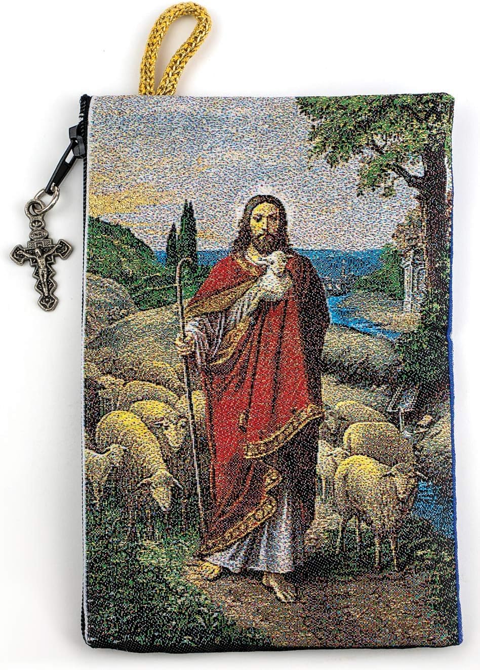 Tree Of Life Rev 2214 Rosario Con Cuerda Católica De Madera De Olivo