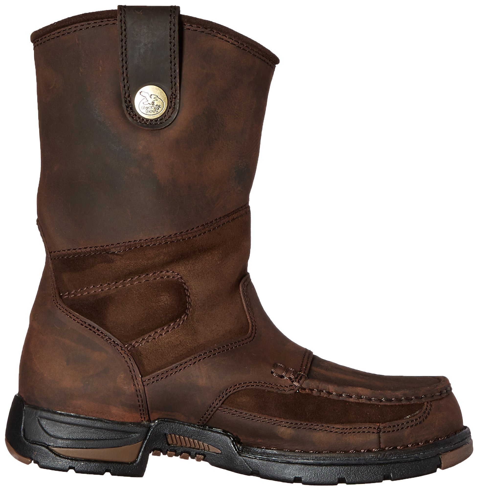 Georgia Boot Georgia Athens Steel Toe Waterproof Wellington Size 14(W)