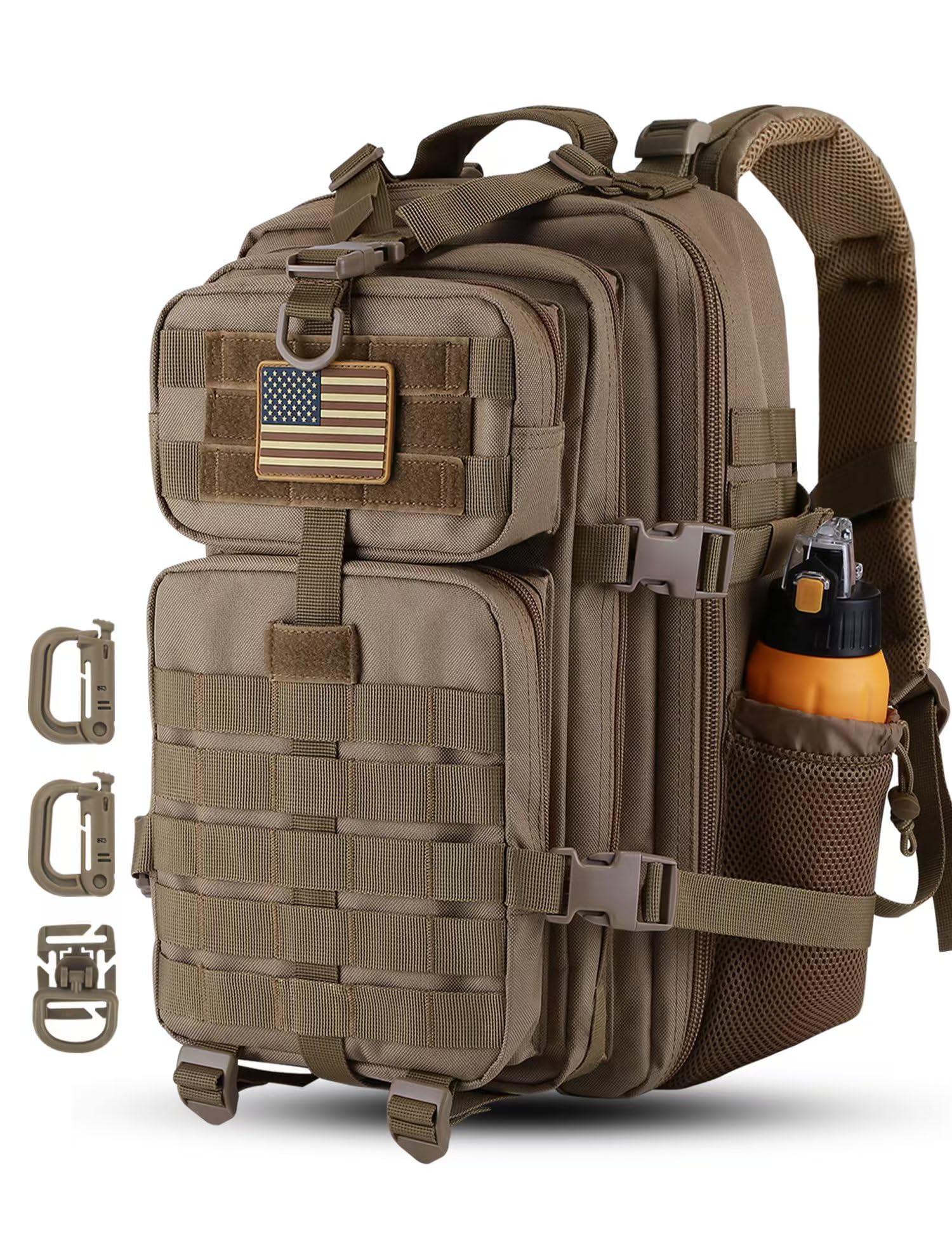 Amazon.com: Hannibal Tactical 30L MOLLE Assault Pack, Tactical Backpack ...