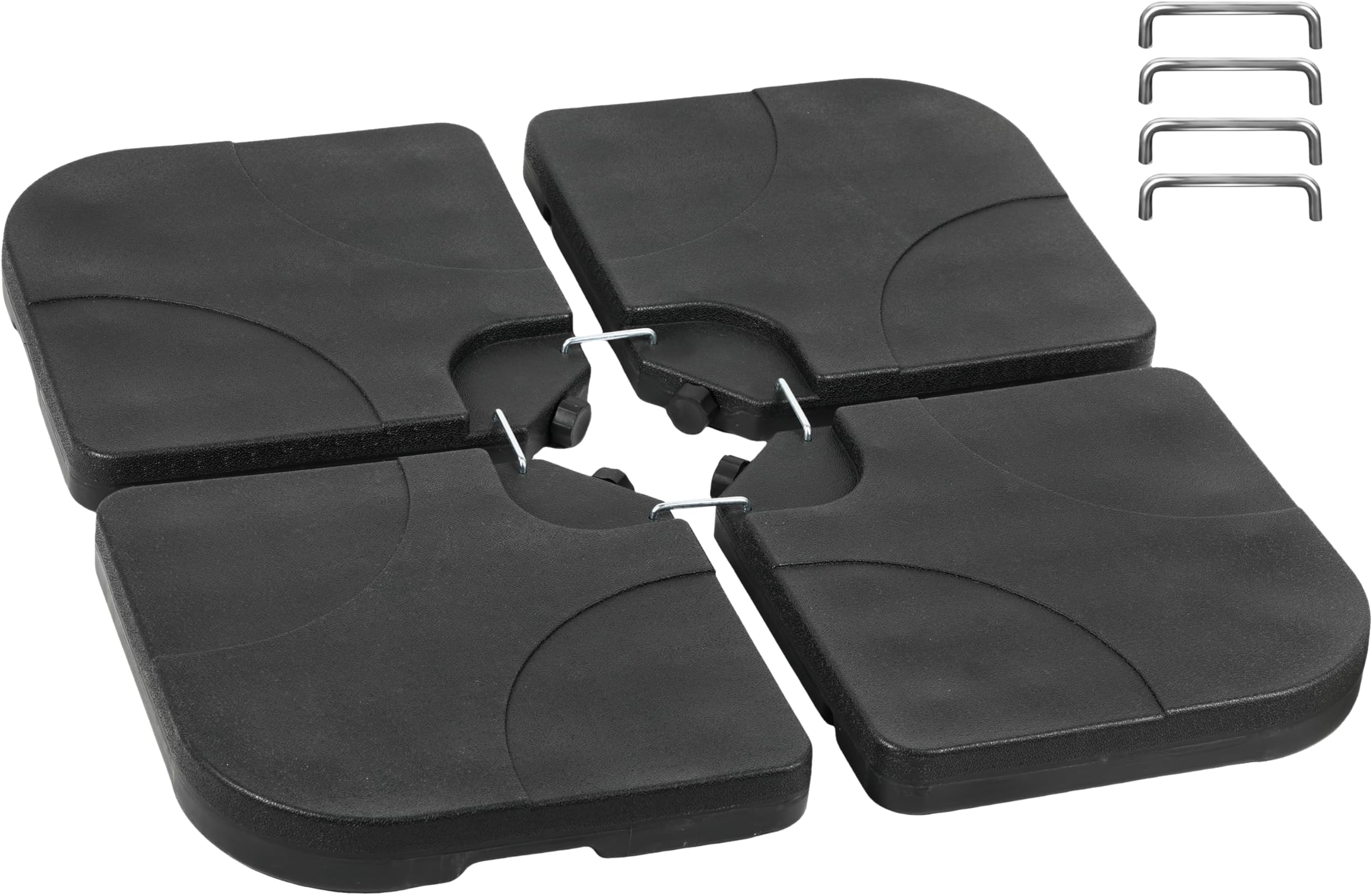 Amazon.com : FLAME&SHADE 194lb 4 Pieces Base Stand Weight Set for ...