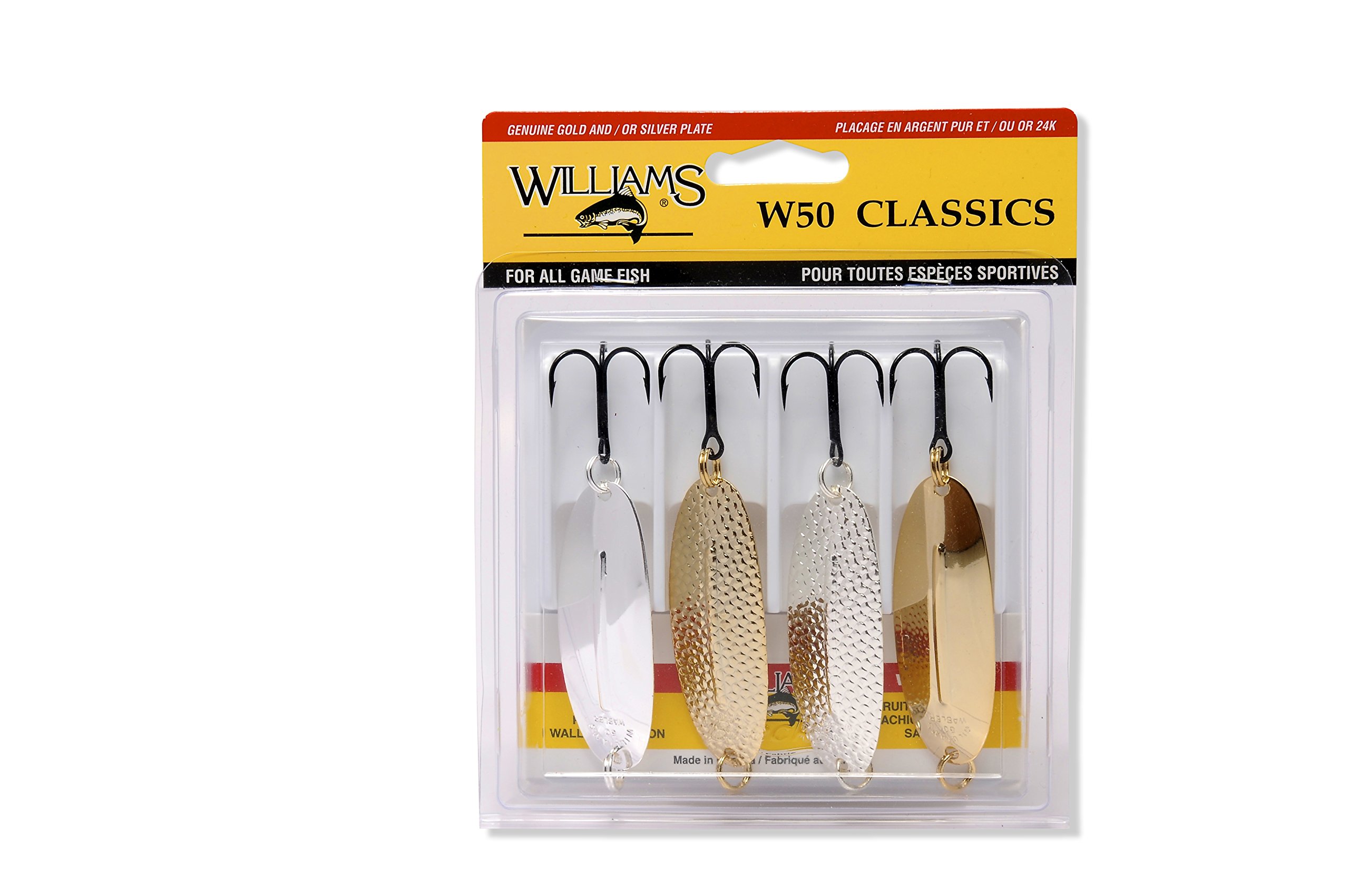 Williams Original W50 Classics Assortment - 4 Pack - Wabler Fishing ...