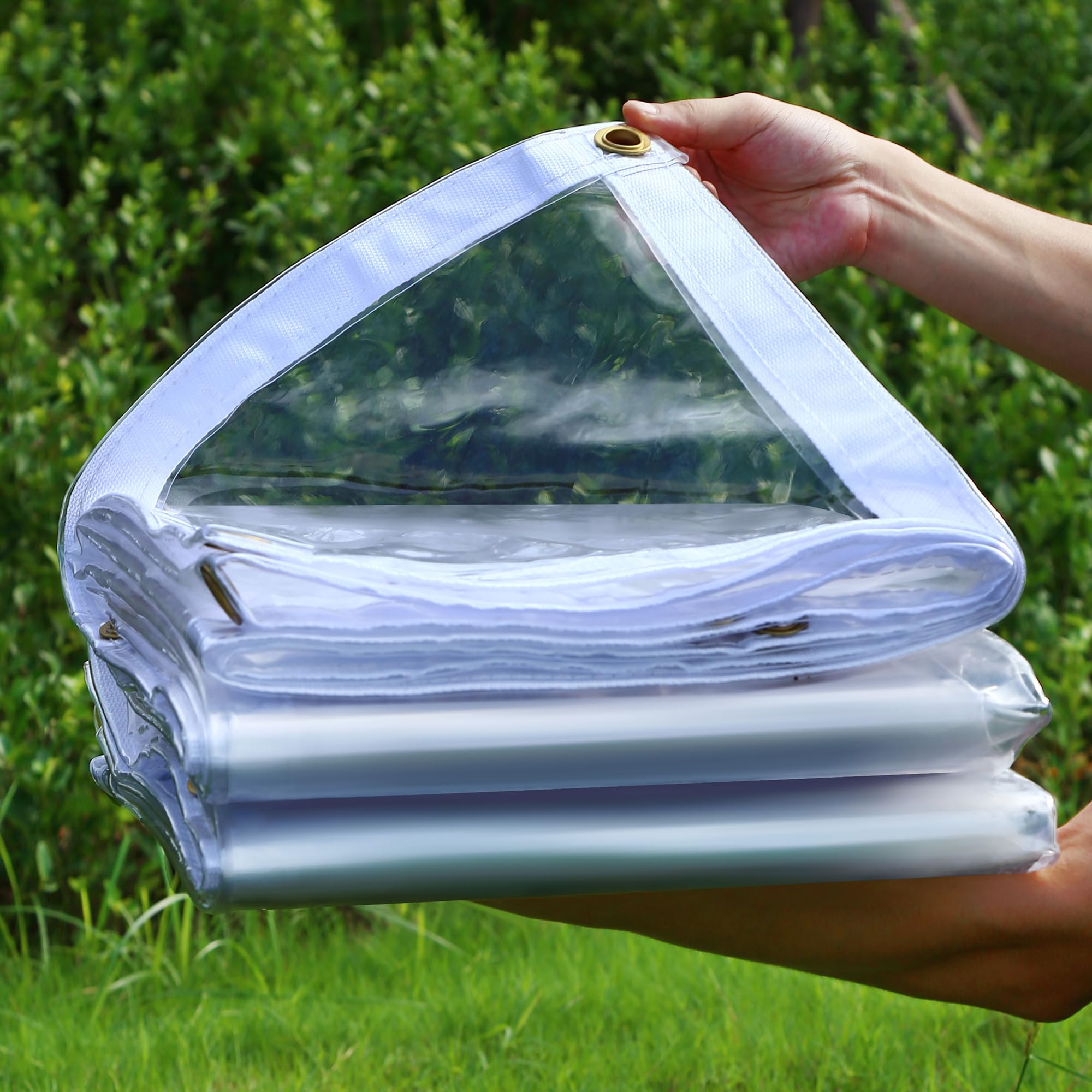 Amazon.com: Tarpware 8'x16' 22Mil Ultra Heavy Duty Clear Vinyl PVC ...