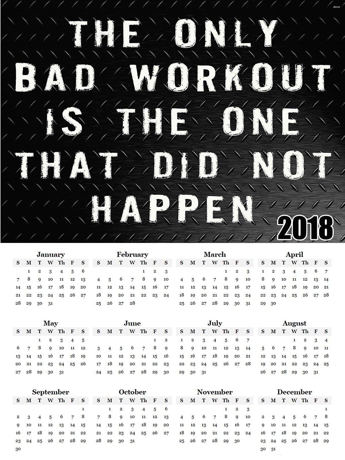 Motivational Poster Workout