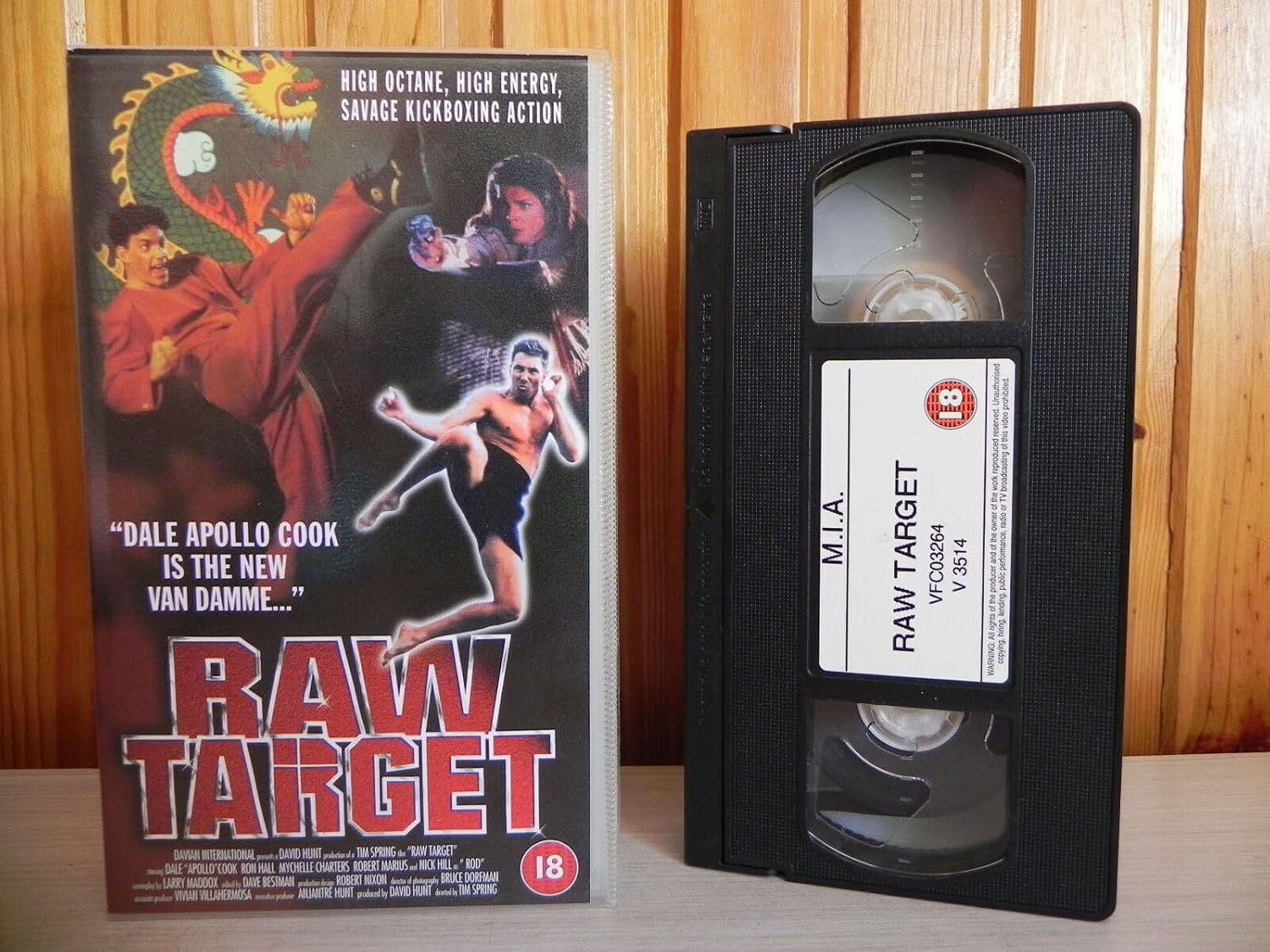 Amazon.com: Raw Target [VHS] : Dale Cook, Ron Hall, Nicholas Hill ...