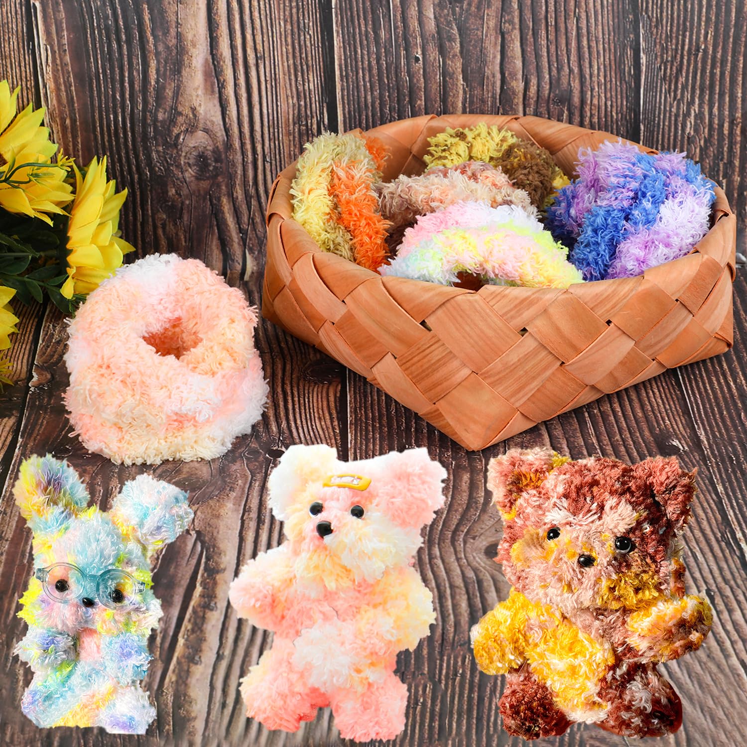 Snapklik.com : Extra Thick Pipe Cleaners,12 PCS 6 Colors Jumbo Pipe ...