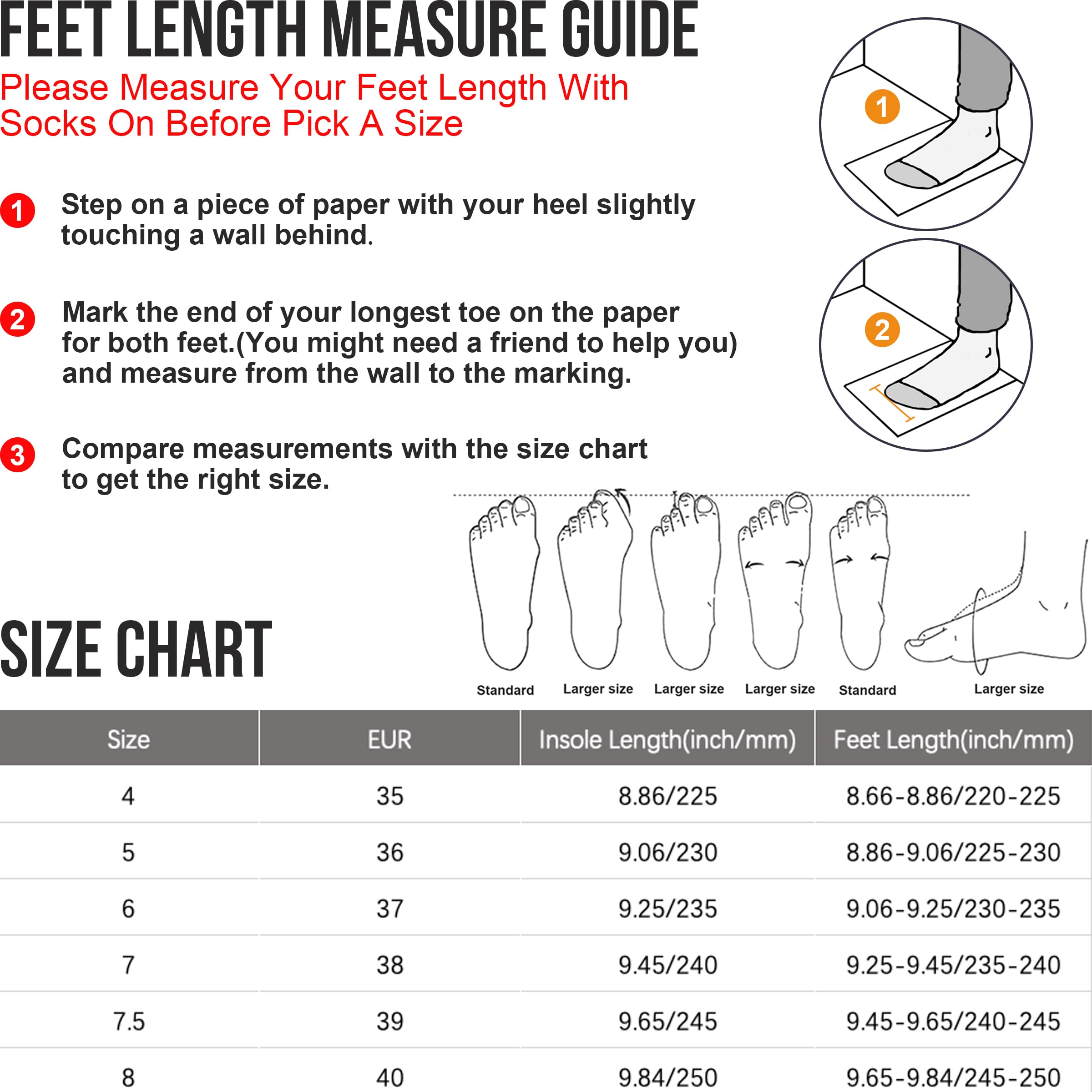 REFRASE LIFE Platform Sneakers for Women, White Platform Shoes, Low Top ...