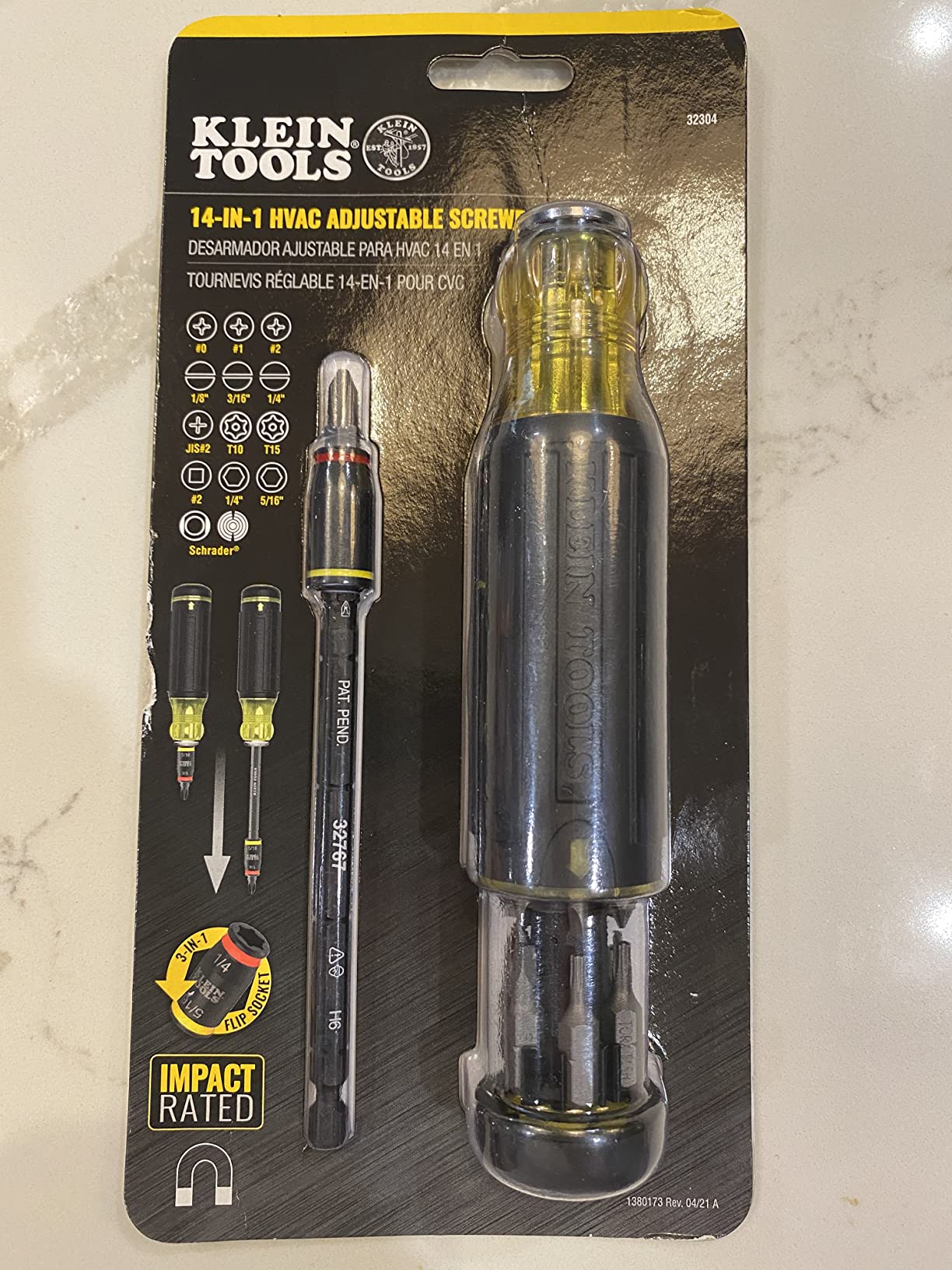 $7/mo - Finance Screwdriver, 14-in-1 Adjustable Screwdriver with Flip ...