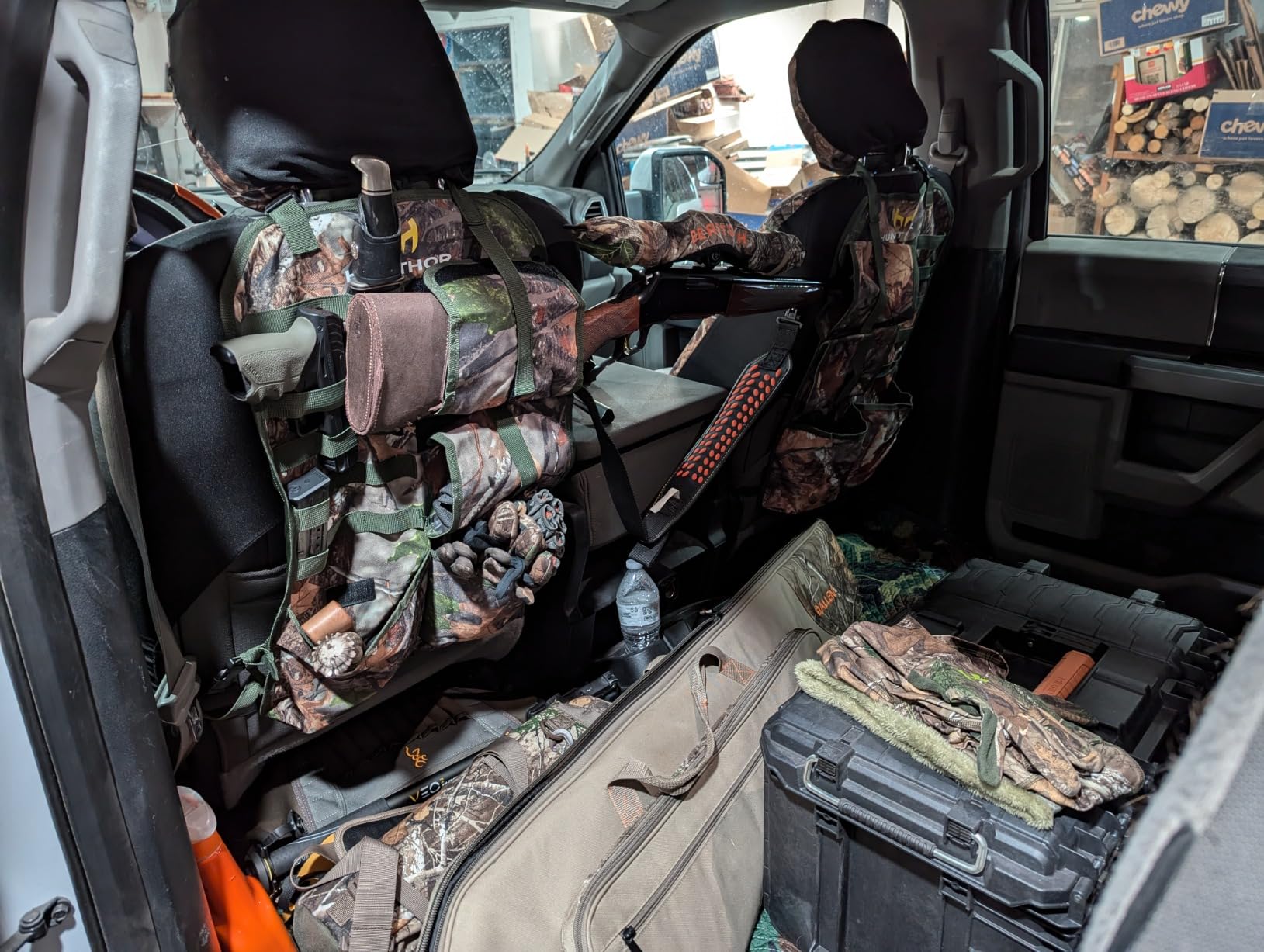 $5/mo - Finance Truck Gun Rack (A Pair), 900D Adjustable Seat Back Gun ...