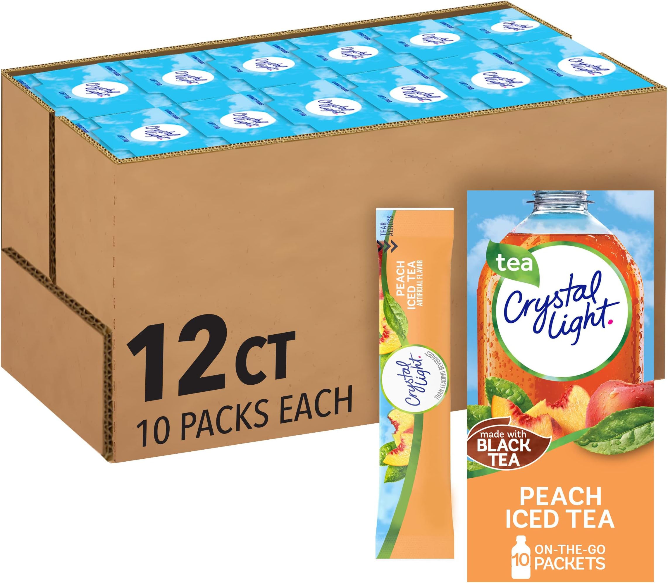 Amazon.com : Crystal Light Raspberry Iced Tea Naturally Flavored ...