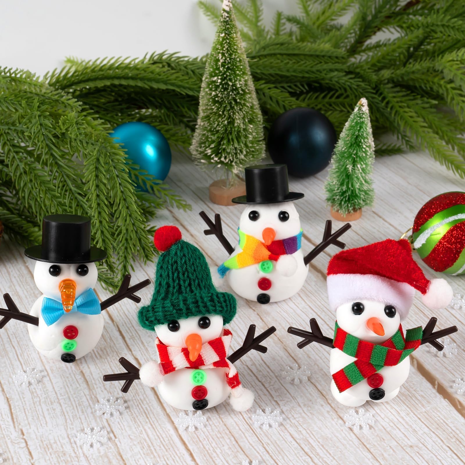 Snapklik.com : 6 Pack Christmas Snowman Crafts For Kids Toddlers Build ...