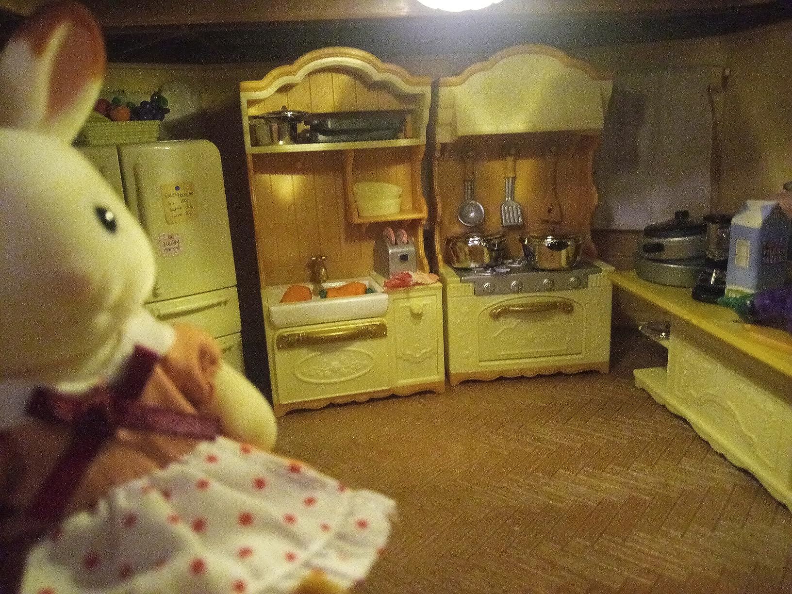 Calico Critters Kitchen Playset, Dollhouse Furniture and Accessories ...