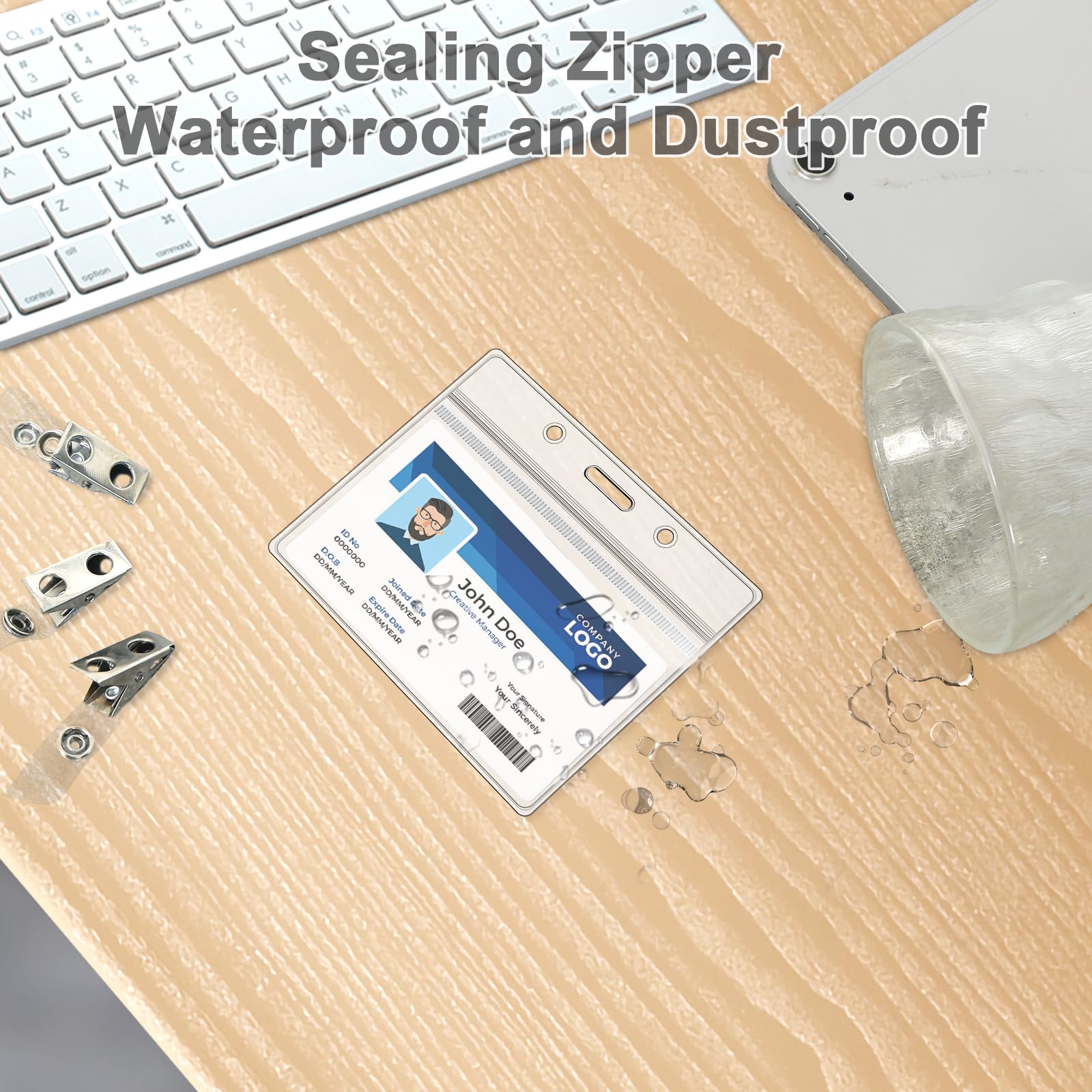 Snapklik.com : 50 Sets ID Badge Holder