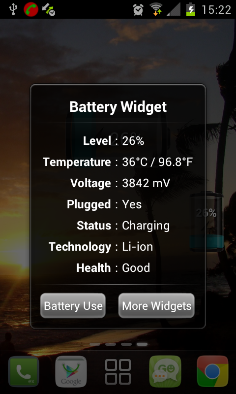 Battery Widget HD:Amazon.com:Appstore for Android