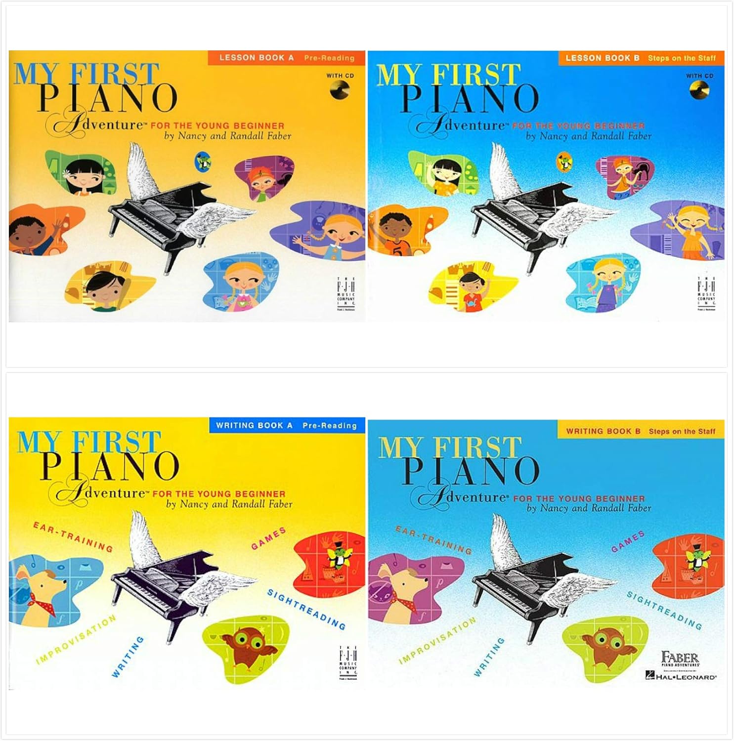 My First Piano Adventure Books Set (4 Books) - Lesson Book A, Writing ...
