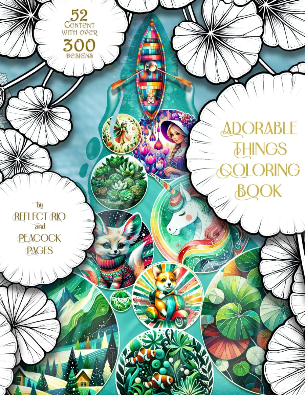 Amazon.com: Adorable Things Coloring Book: With Cute, Diverse, and ...