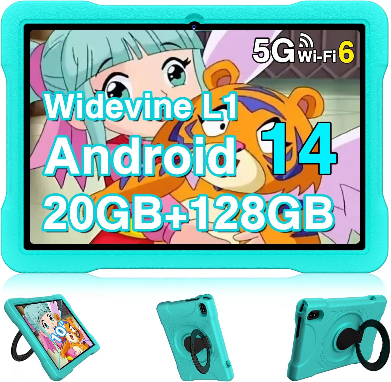 Amazon.com : Kids Tablet 8 Inch Android 15, Octa-Core 12GB RAM + 64GB ...