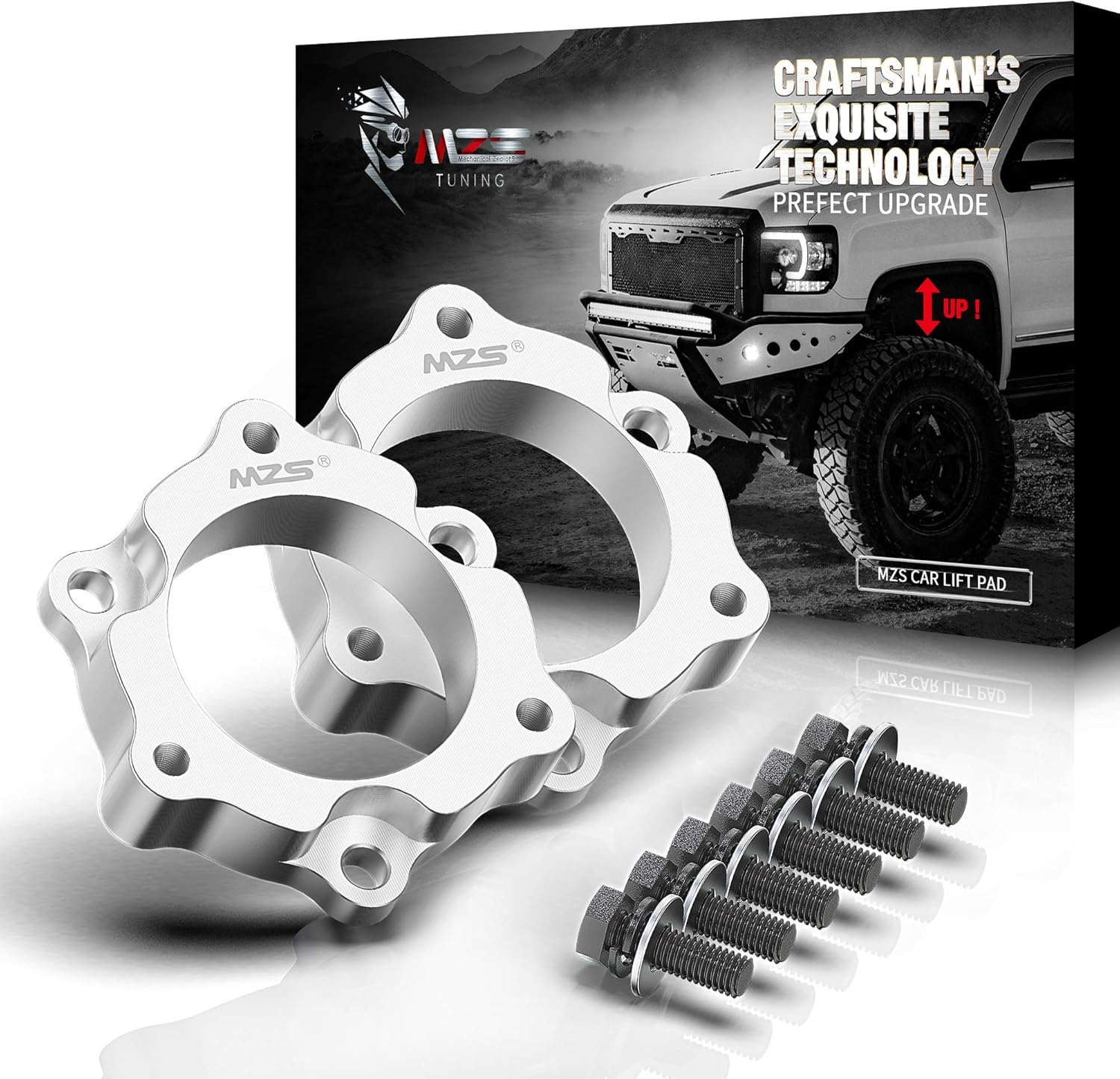 Amazon.com: MZS 2" Front Leveling Kit Lift Strut Spacers Compatible ...