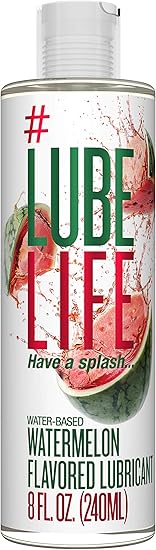Amazon.com: #LubeLife Water Based Watermelon Flavored Lubricant, 8 Ounce Sex Lube for Men, Women ...