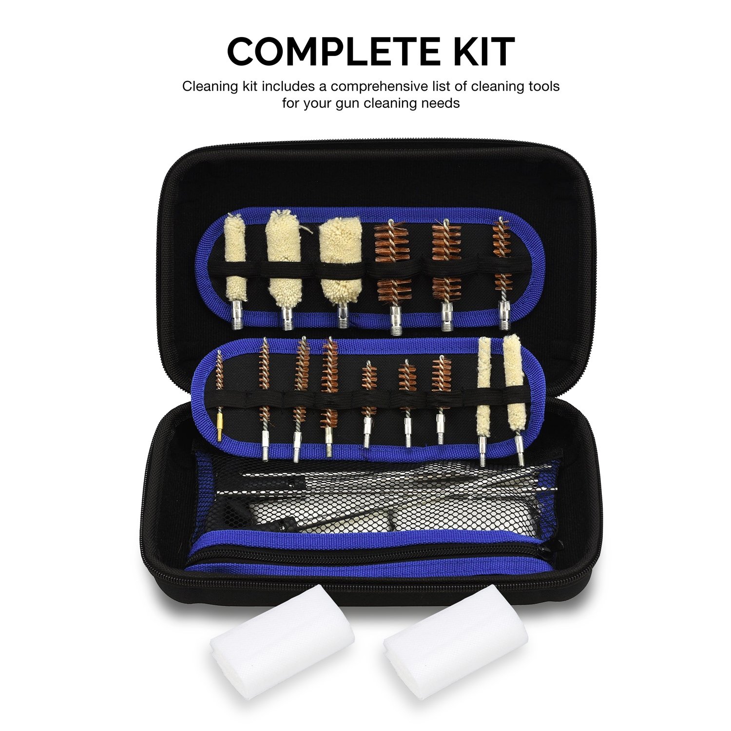 Snapklik.com : HILTEX 61087 Universal Hand Gun Cleaning Kit, 103 Piece ...