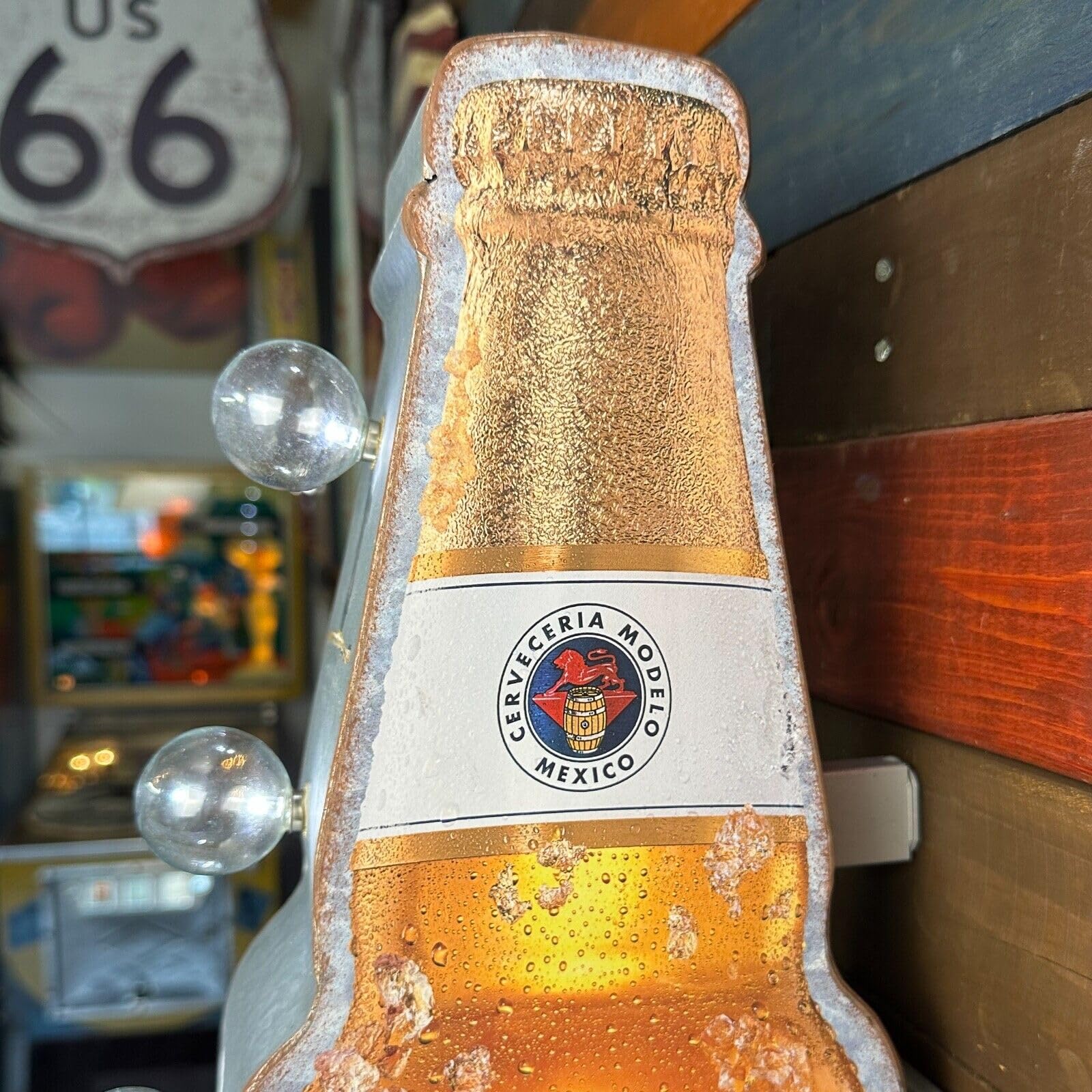 Modelo Vintage Inspired Double-Sided Marquee LED Sign Retro Wall Decor ...