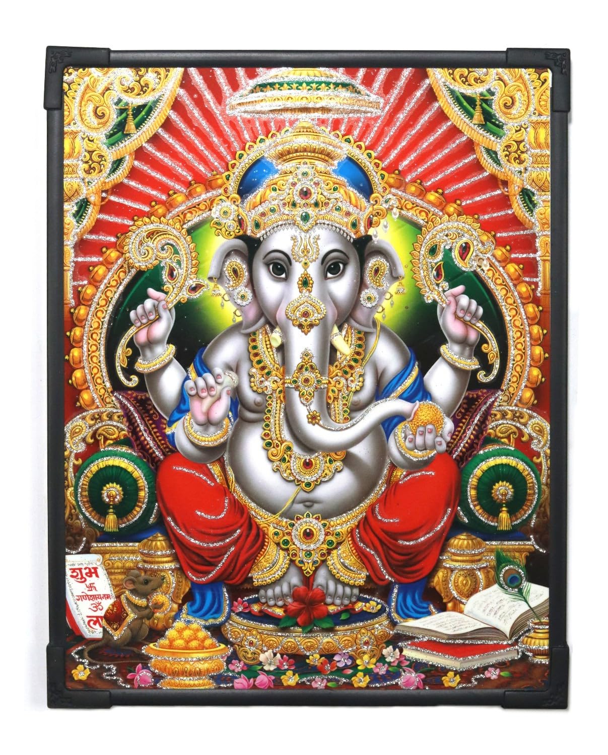 Amazon.com - ASHIRWAD Beautiful Lord Ganesha Vinayagar Ganpati Bappa ...